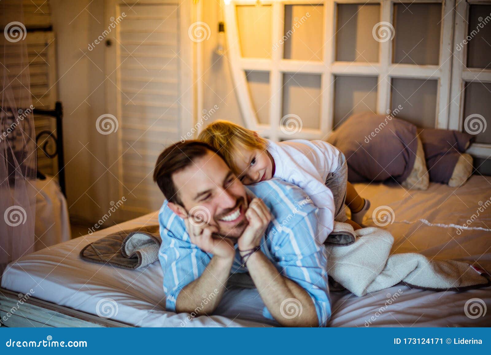 Time with dad stock image. Image of lying, home, lifestyles - 173124171