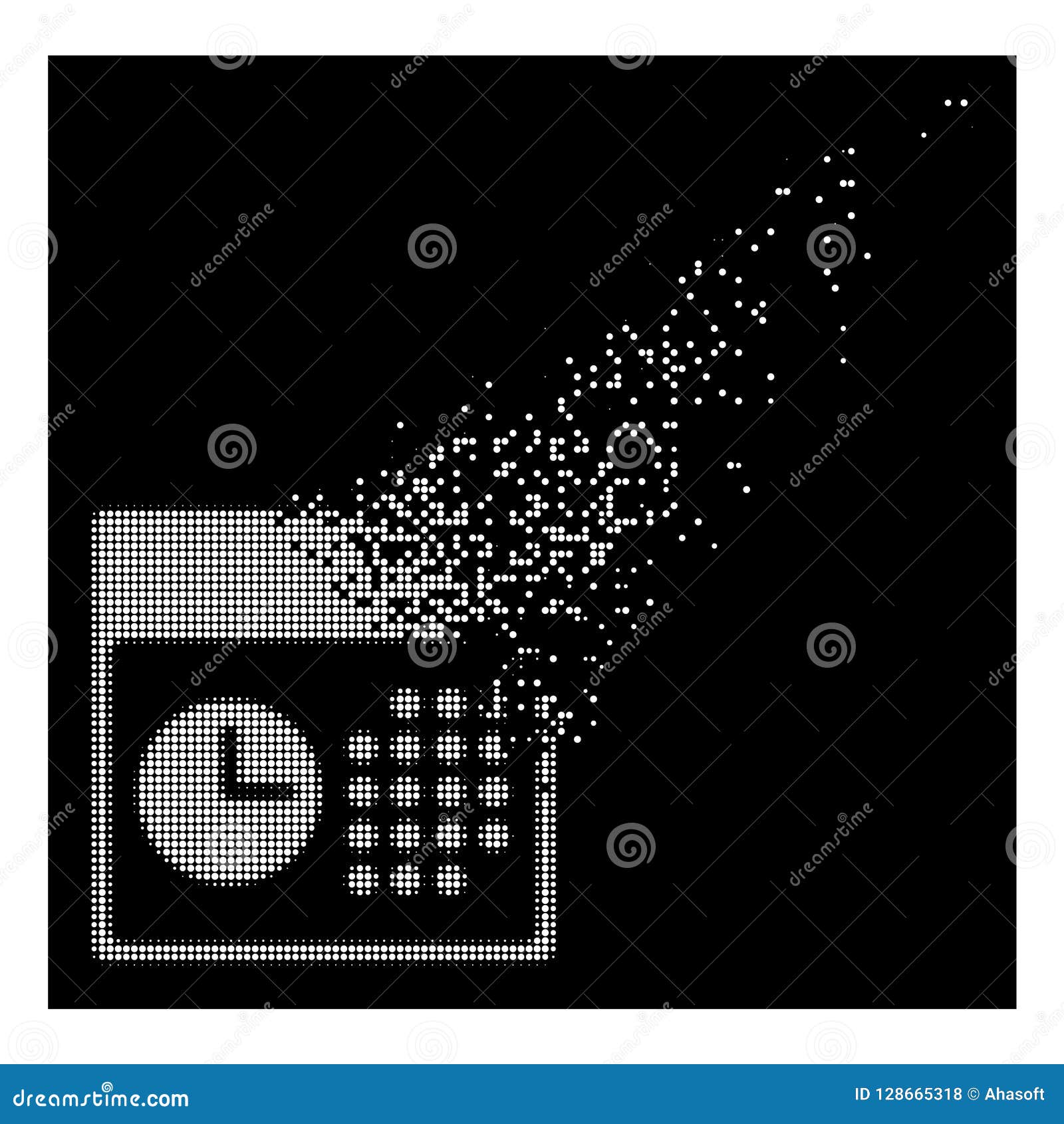 Fragmented Time - Cdr Format Vector Illustration | CartoonDealer.com ...