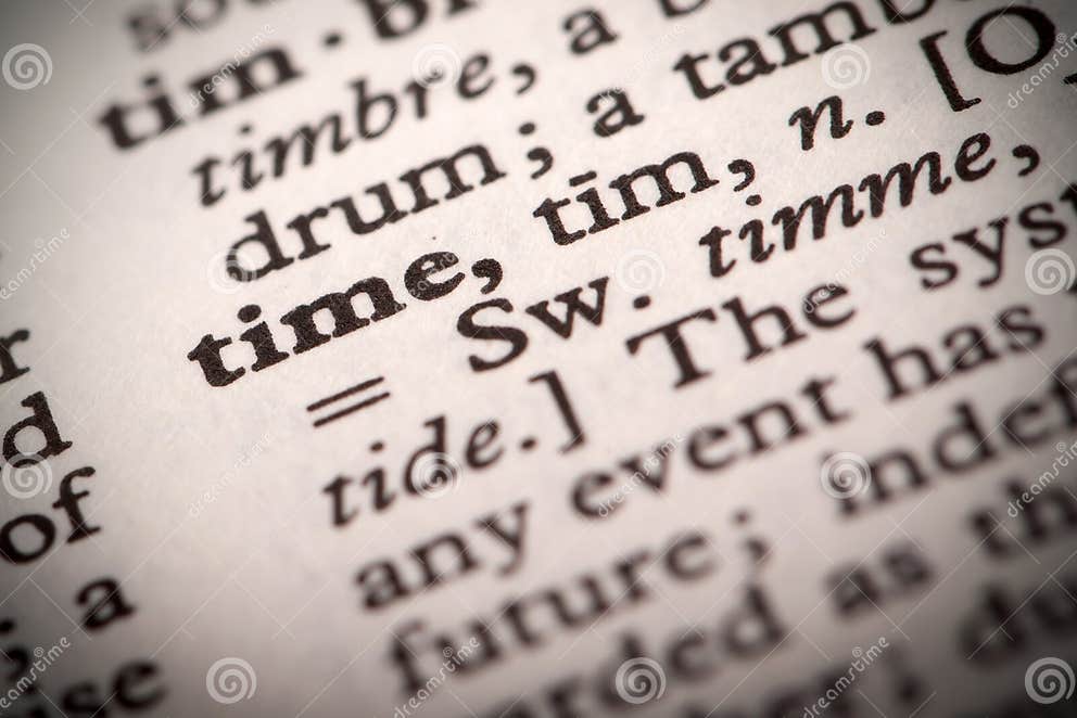 Time Definition stock photo. Image of ideas, dictionary - 39551794