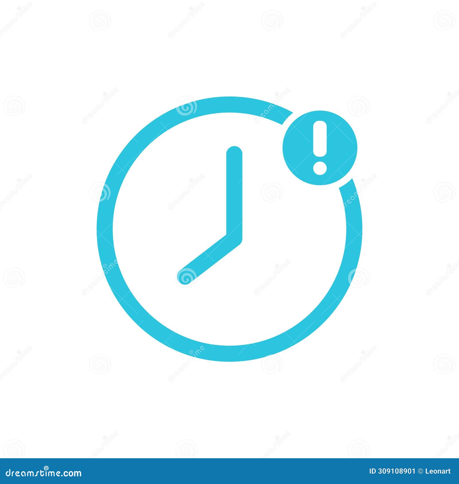 Time Delay. Brom Blue Icon Set Stock Vector - Illustration of hurry ...