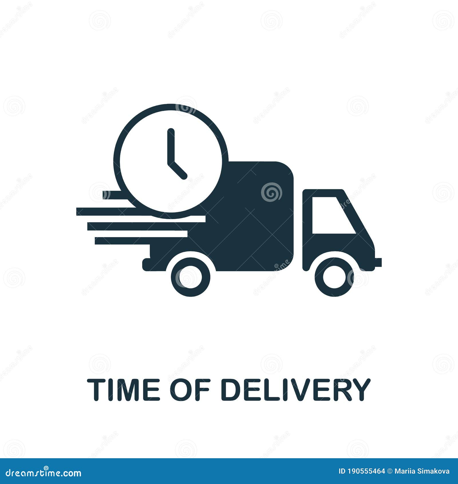 Time of Delivery Icon. Simple Element from Delivery Collection ...