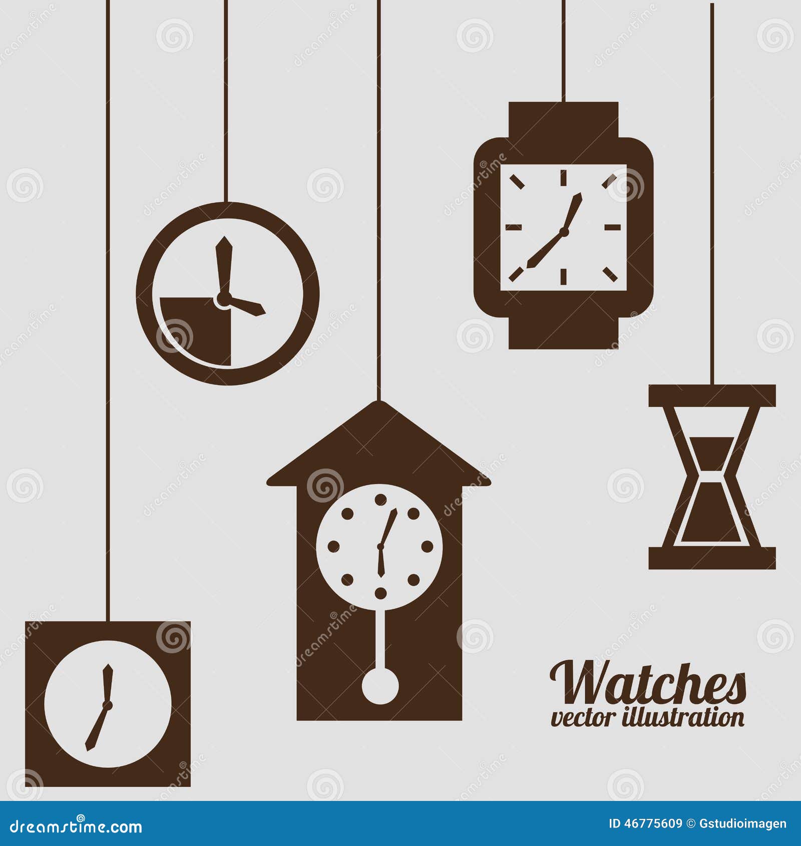 Time design stock vector. Illustration of deadline, symbol - 46775609