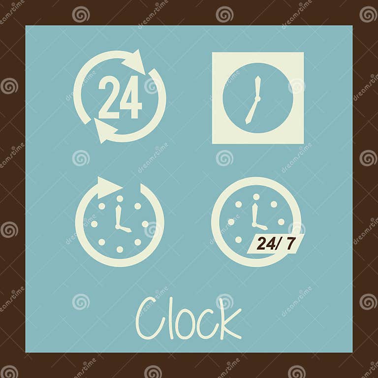 Time design stock vector. Illustration of time, hours - 46776232