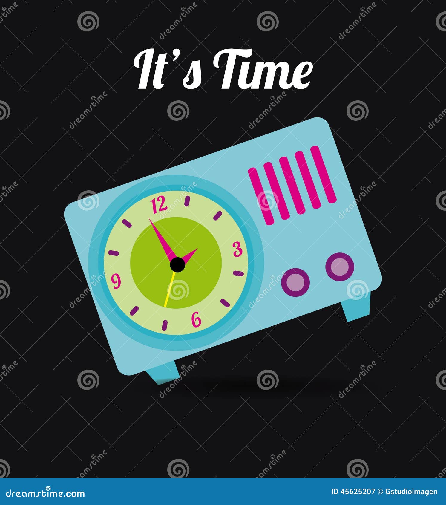 Time design stock vector. Illustration of clock, concept - 45625207