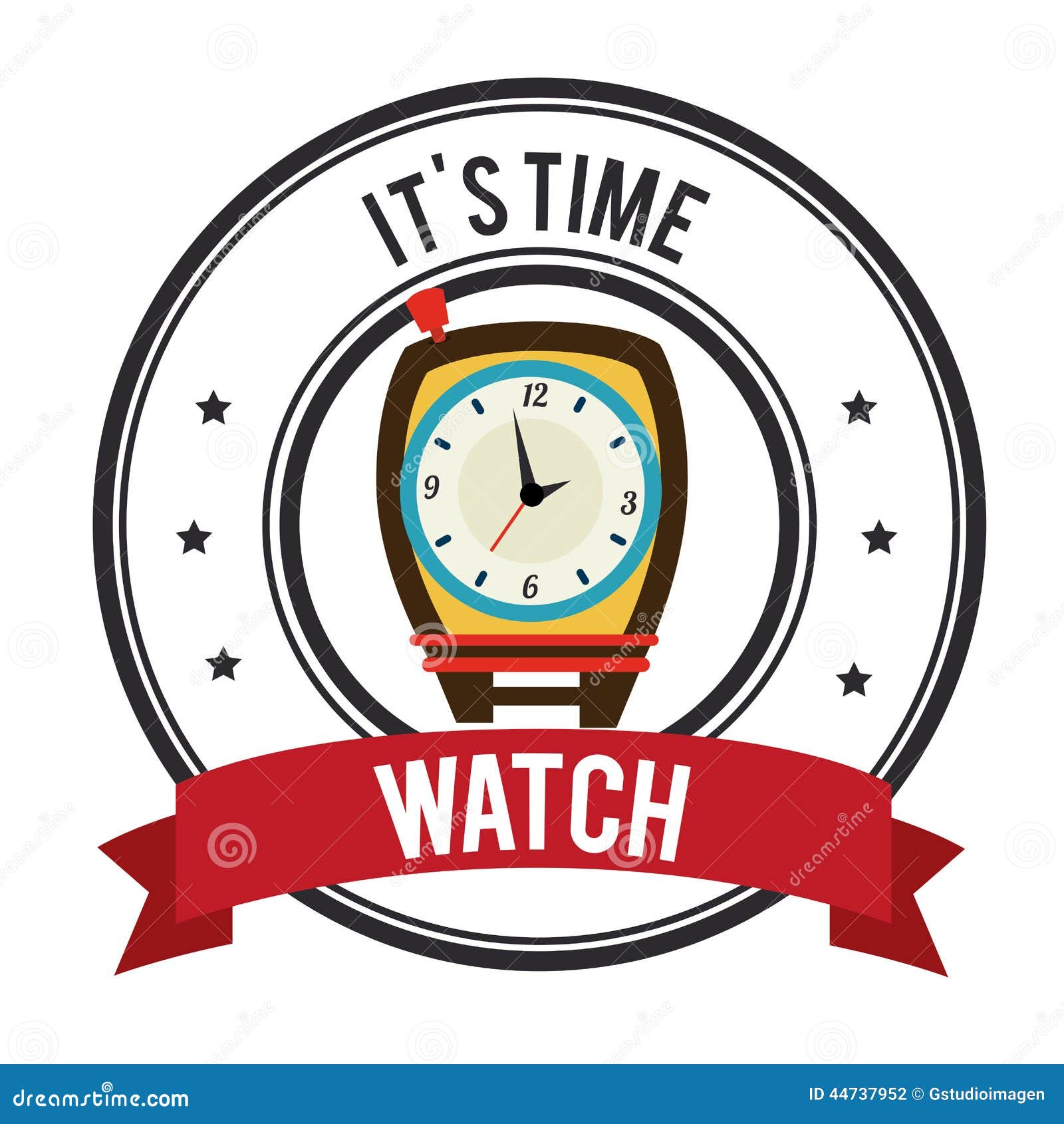 Time design stock vector. Illustration of schedule, classic - 44737952