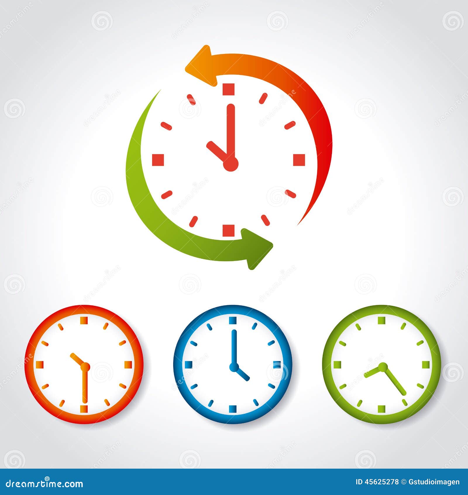 Time design stock vector. Illustration of reminder, time - 45625278