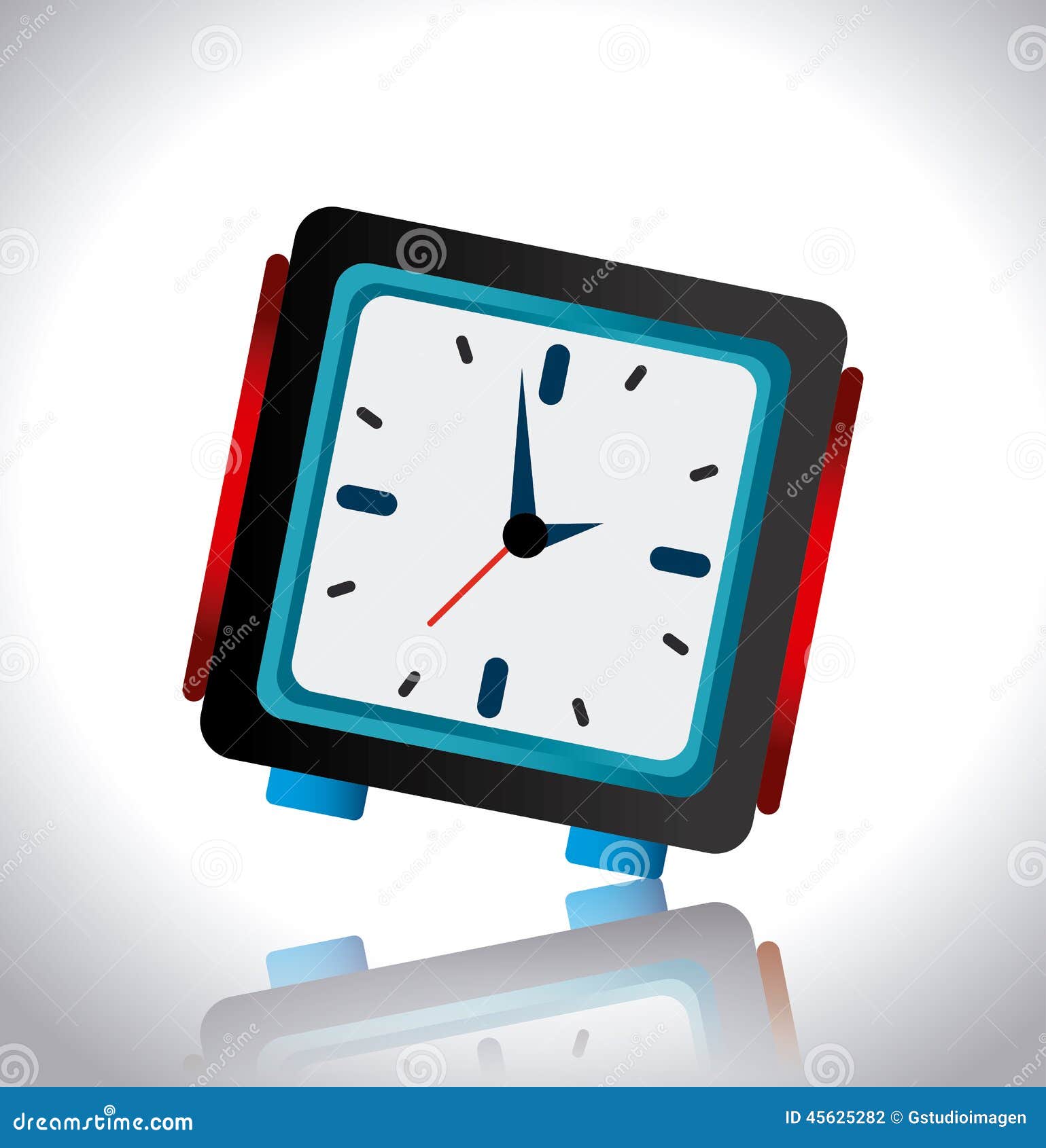 Time design stock vector. Illustration of hour, present - 45625282