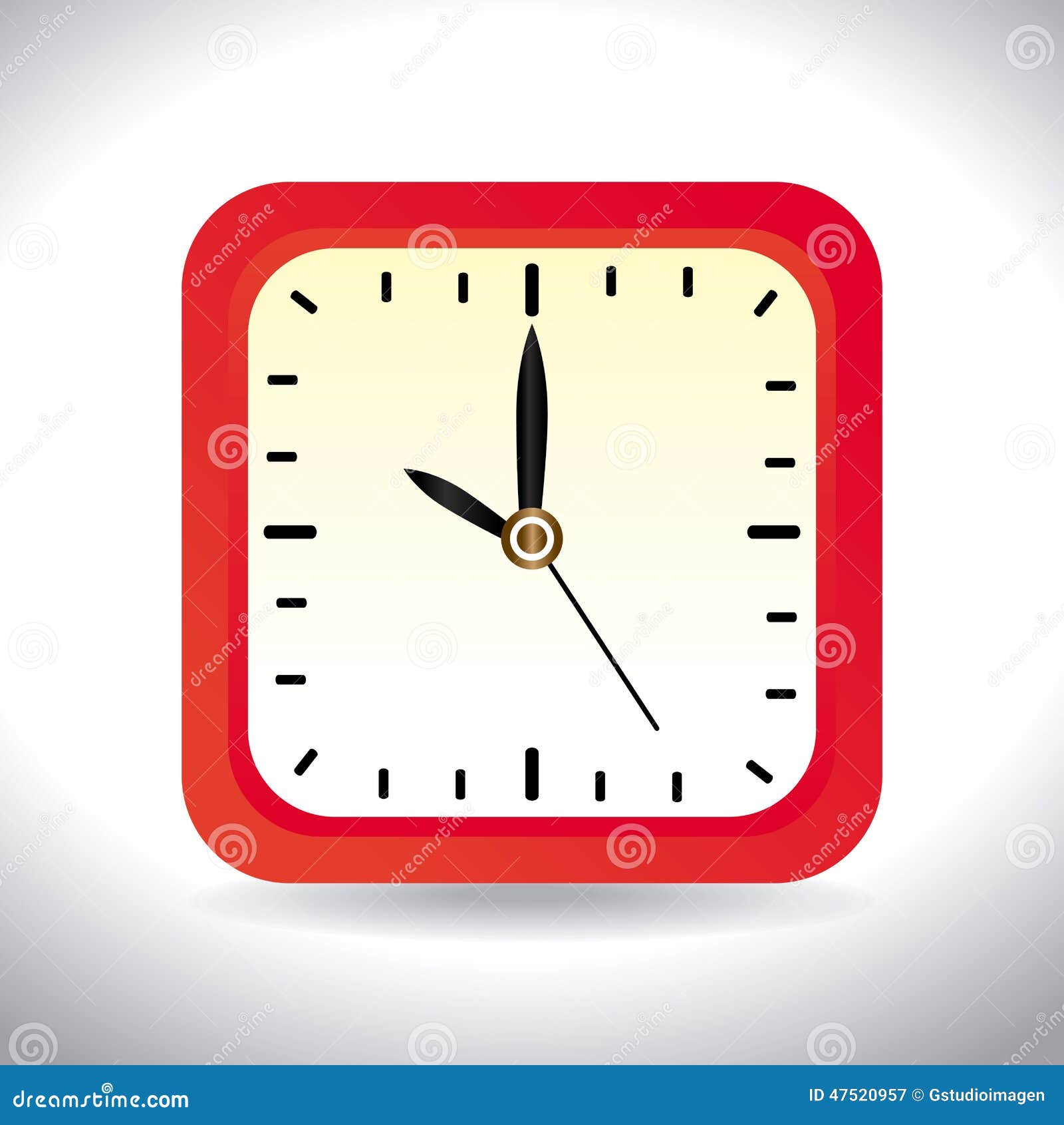Time Design Over White Background Vector Illustration Stock Vector ...