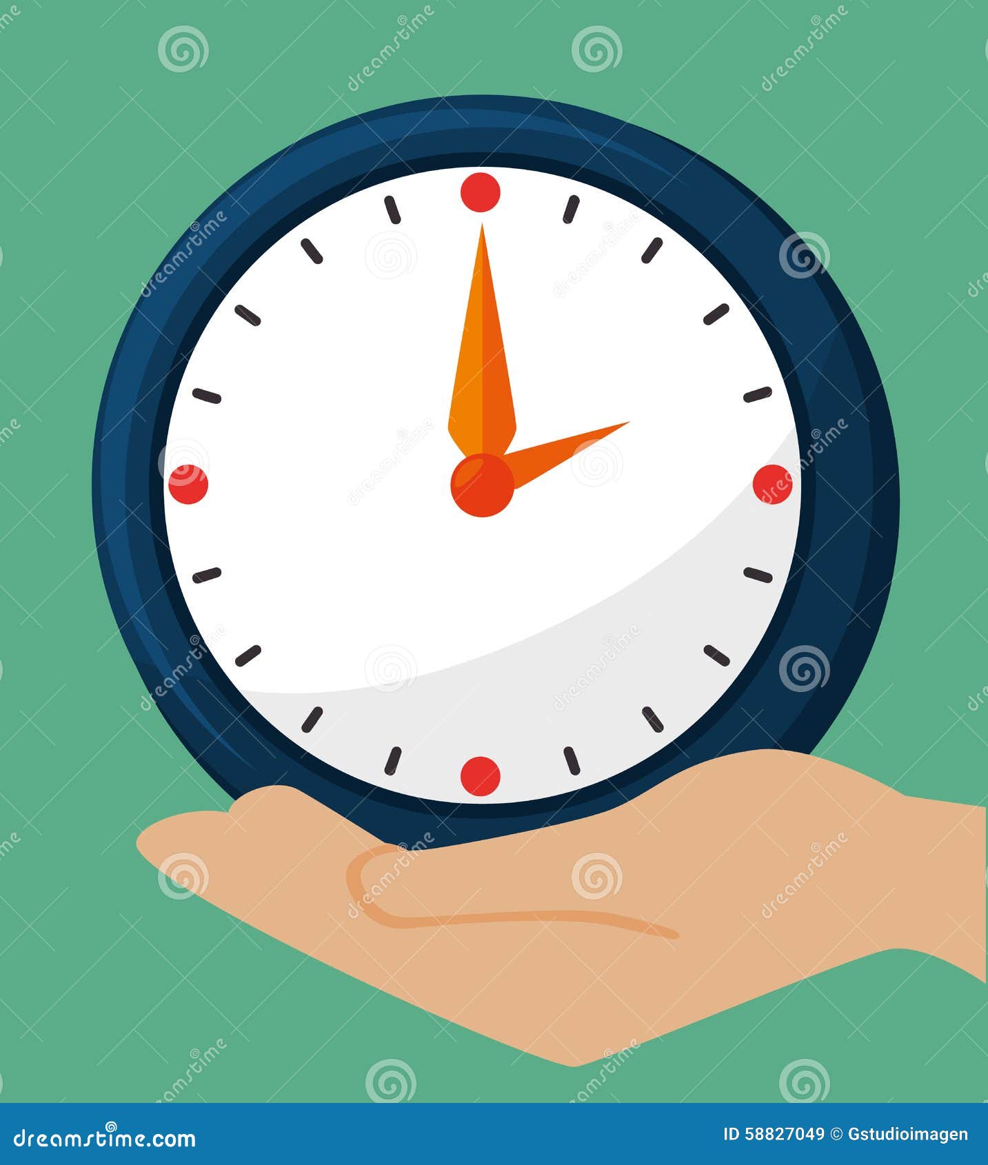 Time digital design. stock vector. Illustration of type - 58827049