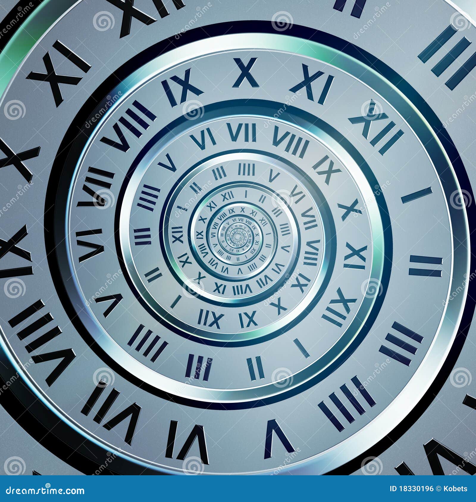 Time digits spiral stock illustration. Illustration of count - 18330196