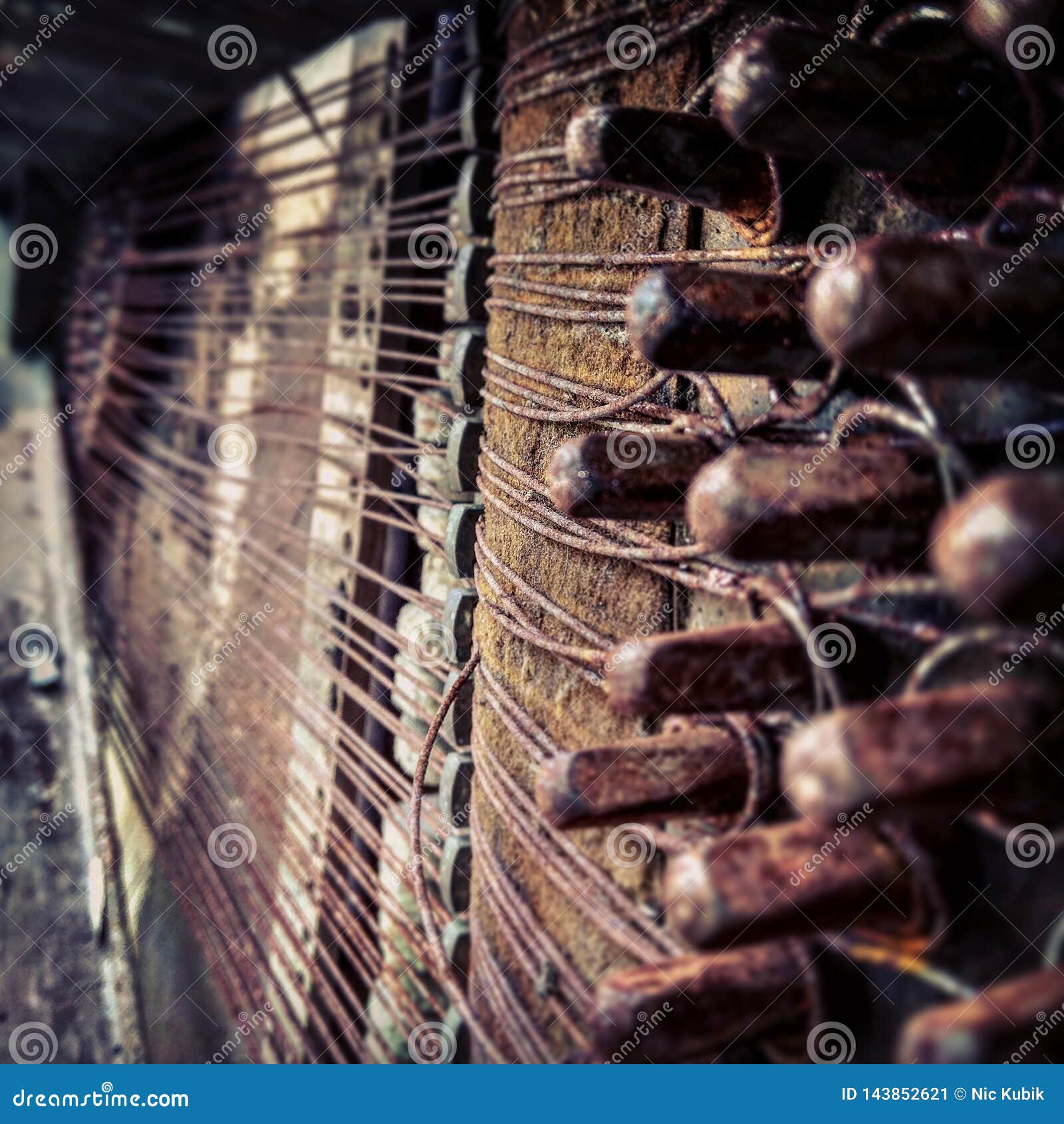 Time Does Not Spare Anyone, nor People, nor Objects. Stock Image ...