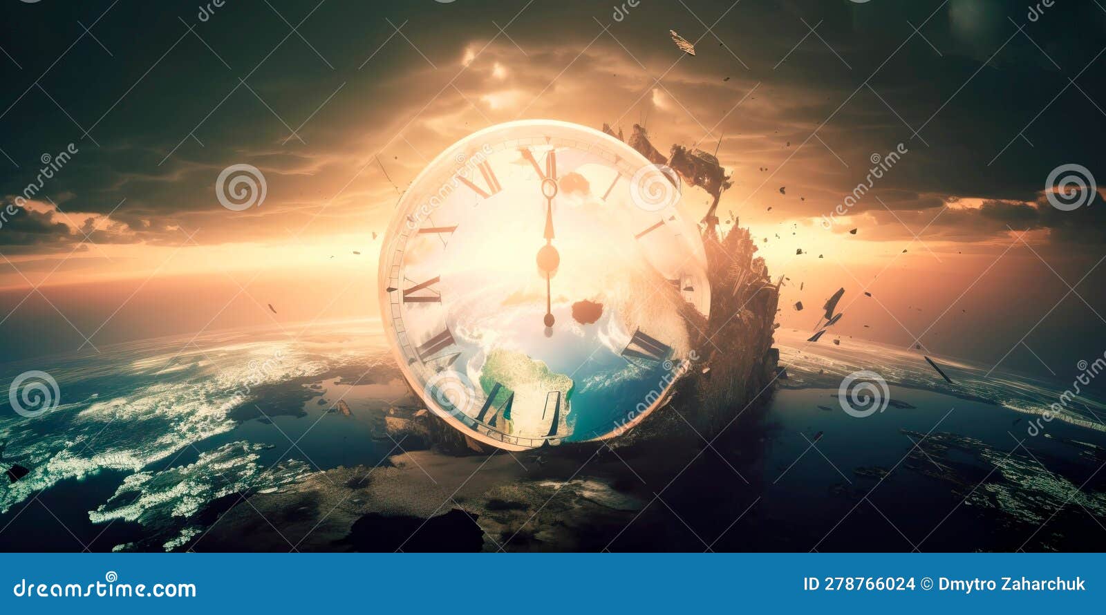 Doomsday. The End Of The Planet Earth. Environmental Concept ...