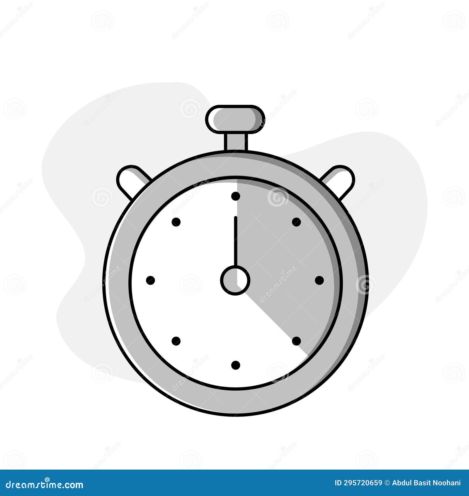 Time Duration Icon. a Clock Ticking Icon To Represent the Duration of ...