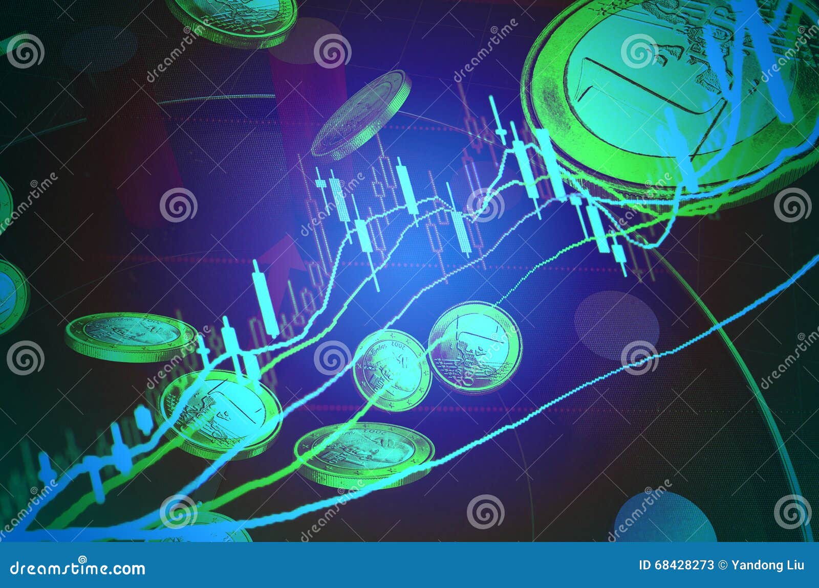 Time and Economic Data Index Stock Illustration - Illustration of ...