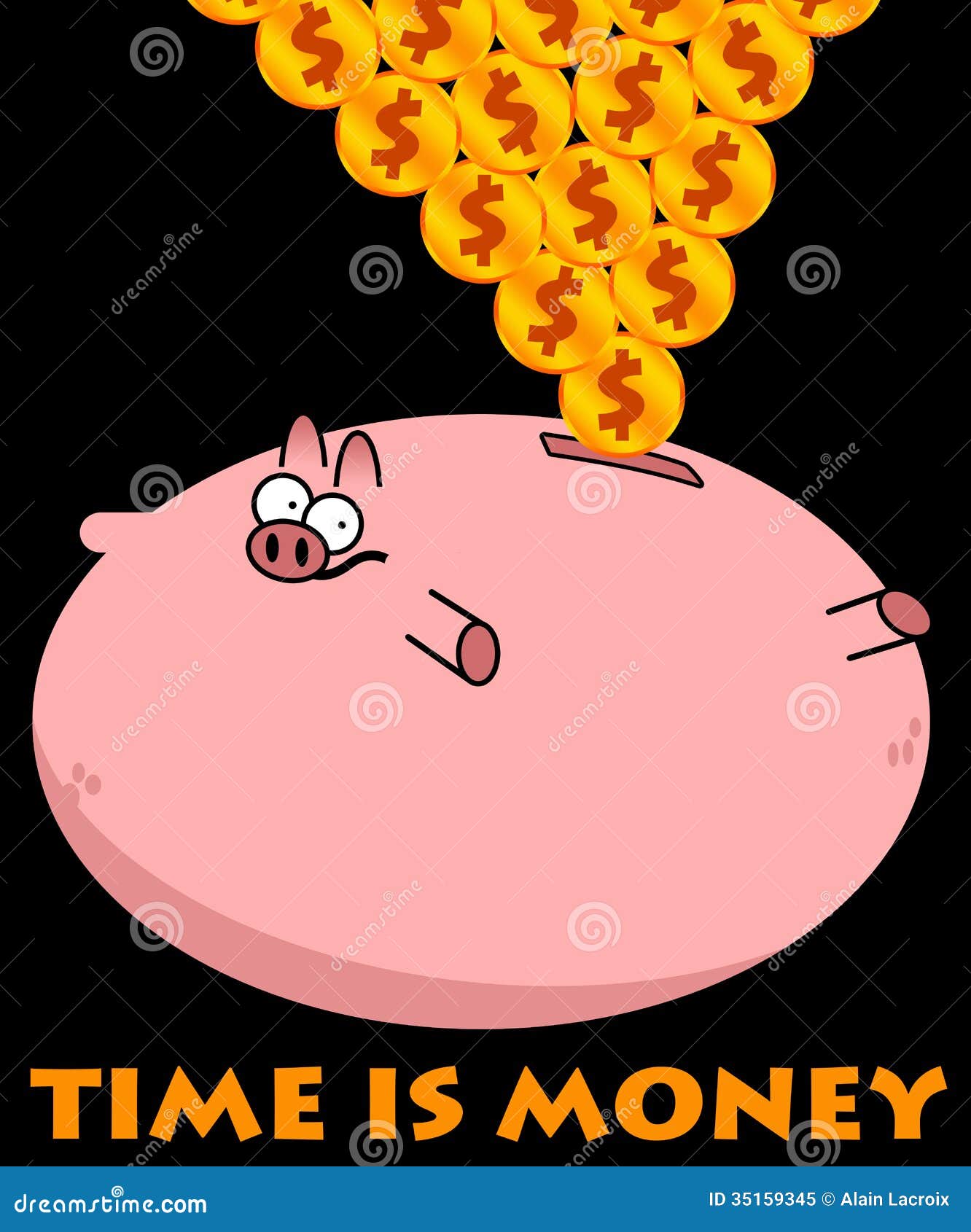 Time For Rich And Poor Editorial Cartoon Royalty-Free Stock Photo ...