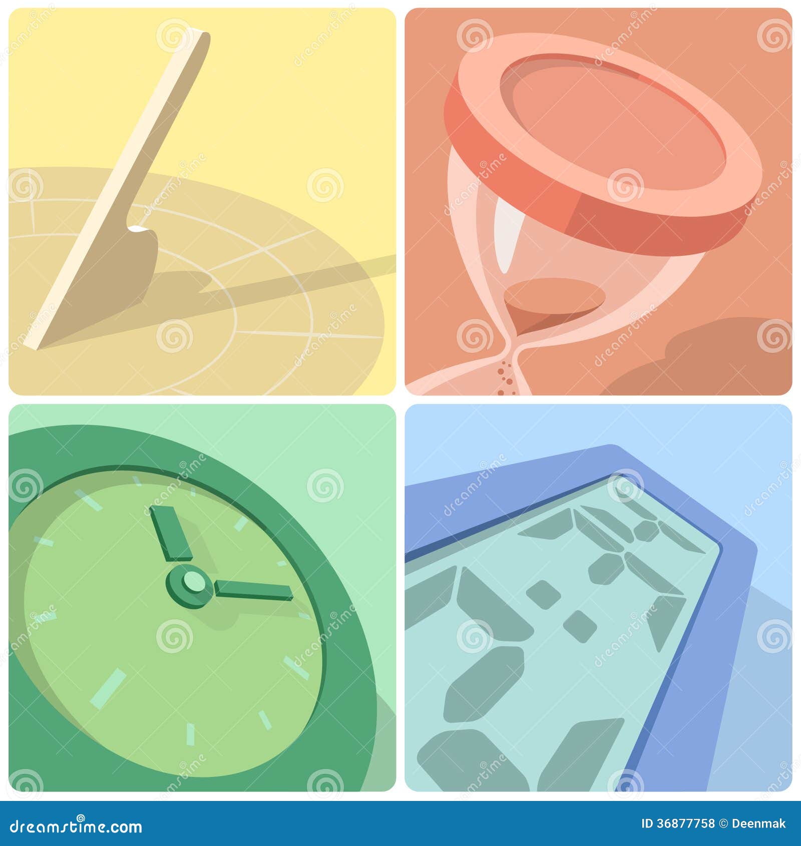 Time evolution icons stock vector. Illustration of digits - 36877758