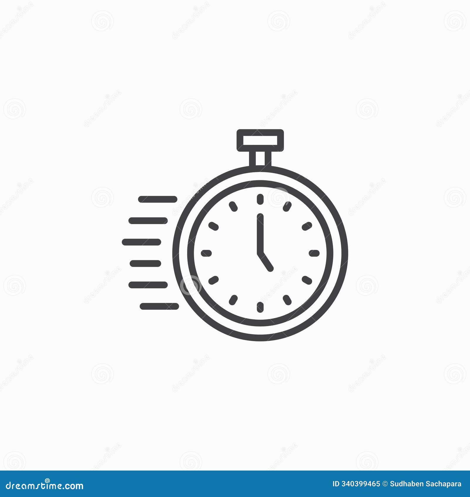 Time Up. Fast Decision. 3d Clock Icons In Flat Style, Arrows And Timers ...