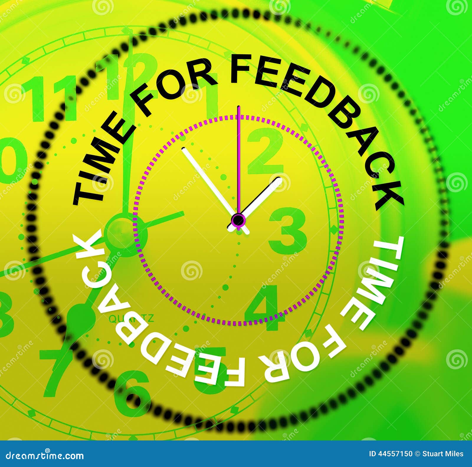 Time For Standards Clock Testing Evaluation Stock Photo Demonstration