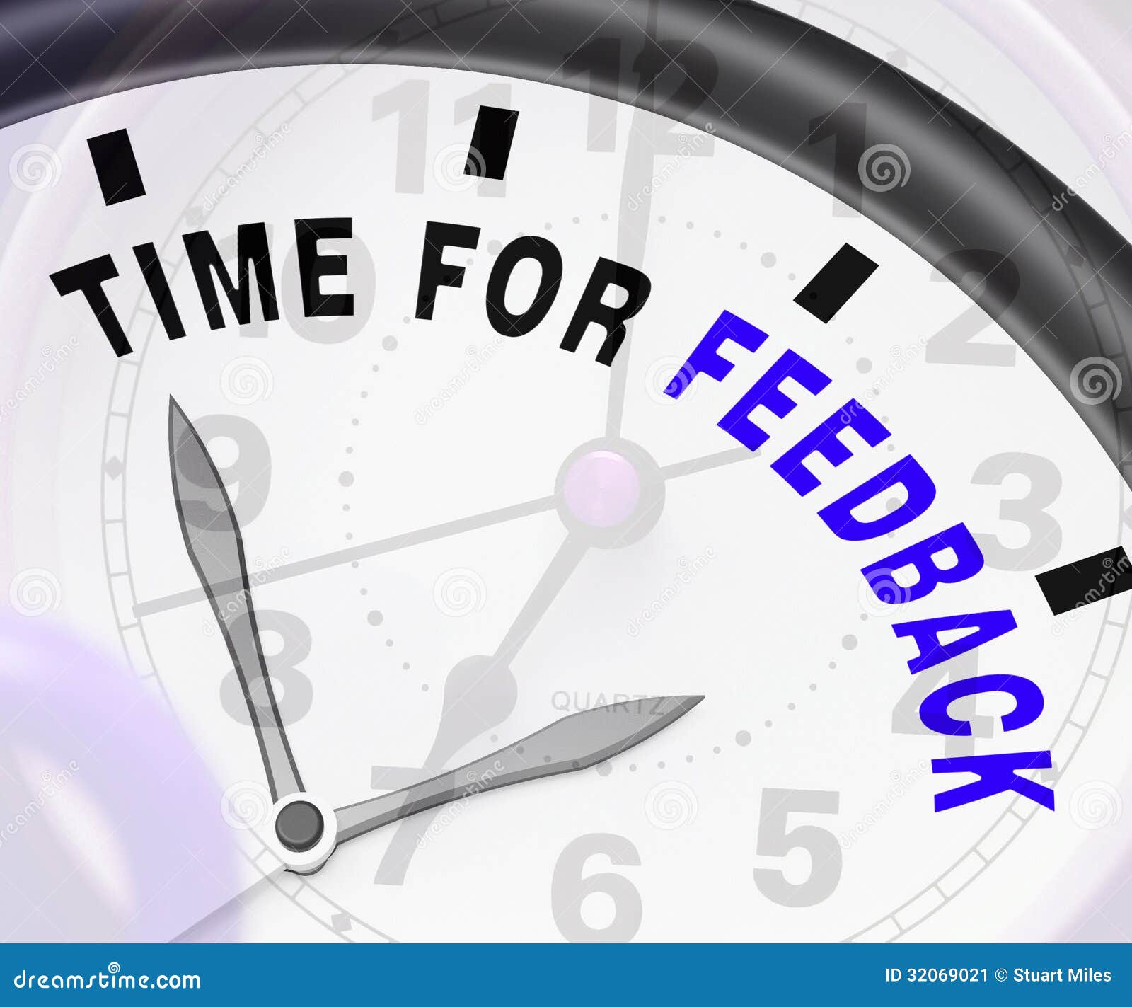 Time for Feedback Showing Opinion Evaluation and Surveys Stock ...