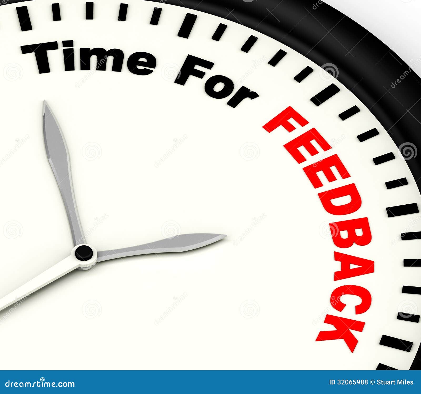 Time for Feedback Shows Opinion Evaluation and Surveys Stock ...