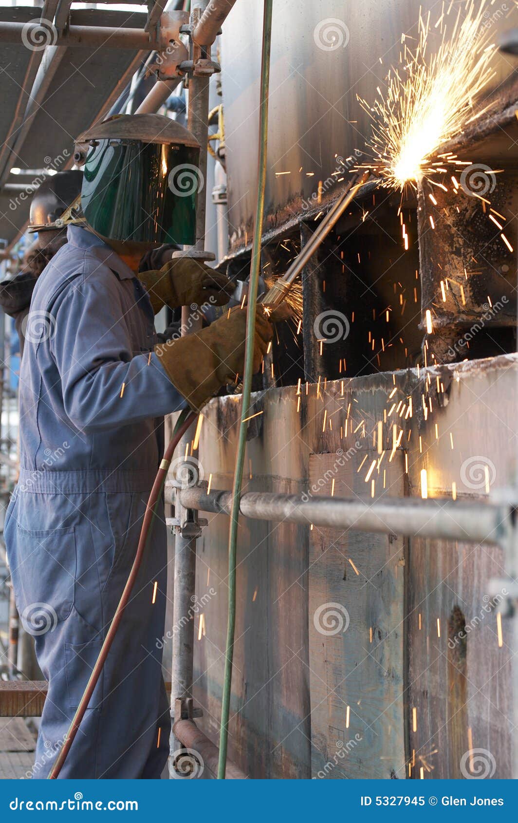 Time for fire stock image. Image of welding, flames, protection - 5327945
