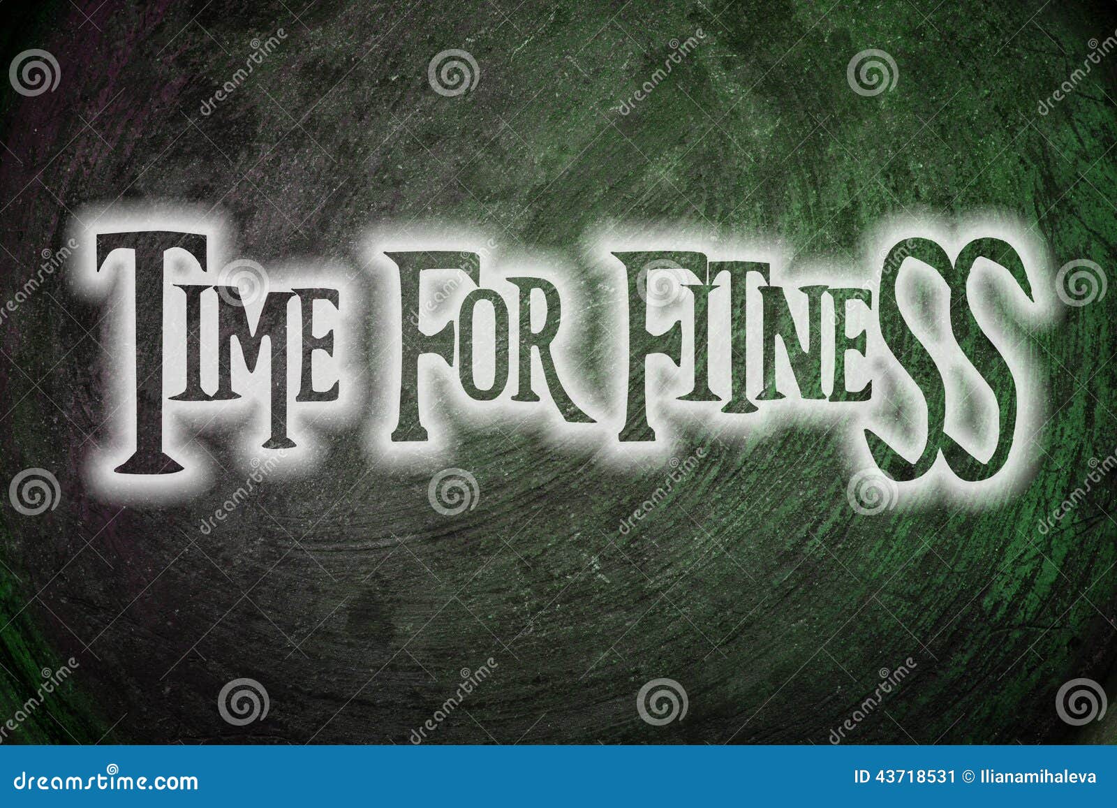 Time for Fitness Concept stock illustration. Illustration of tags ...