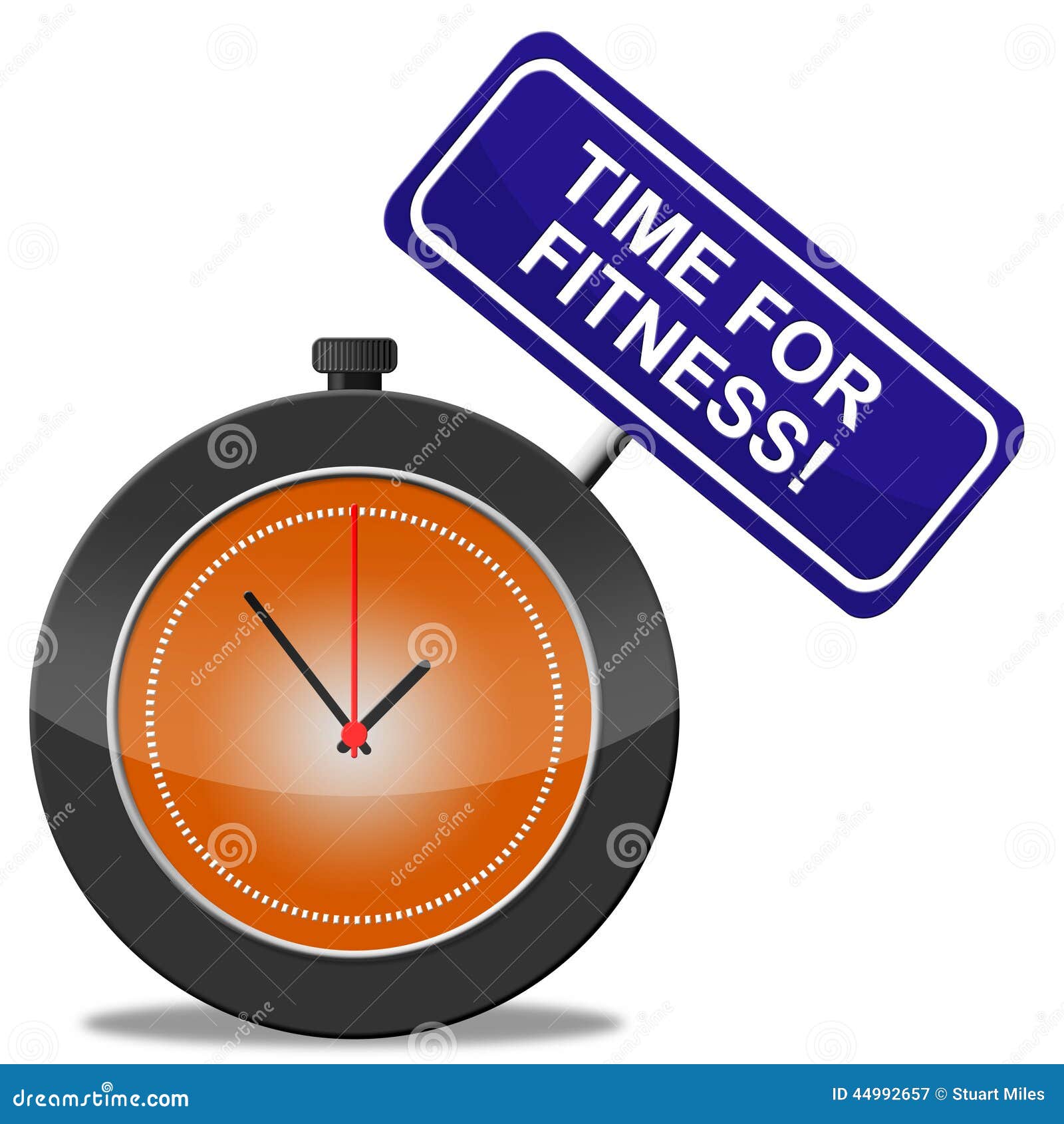 Time for Fitness Represents Physical Activity and Athletic Stock ...
