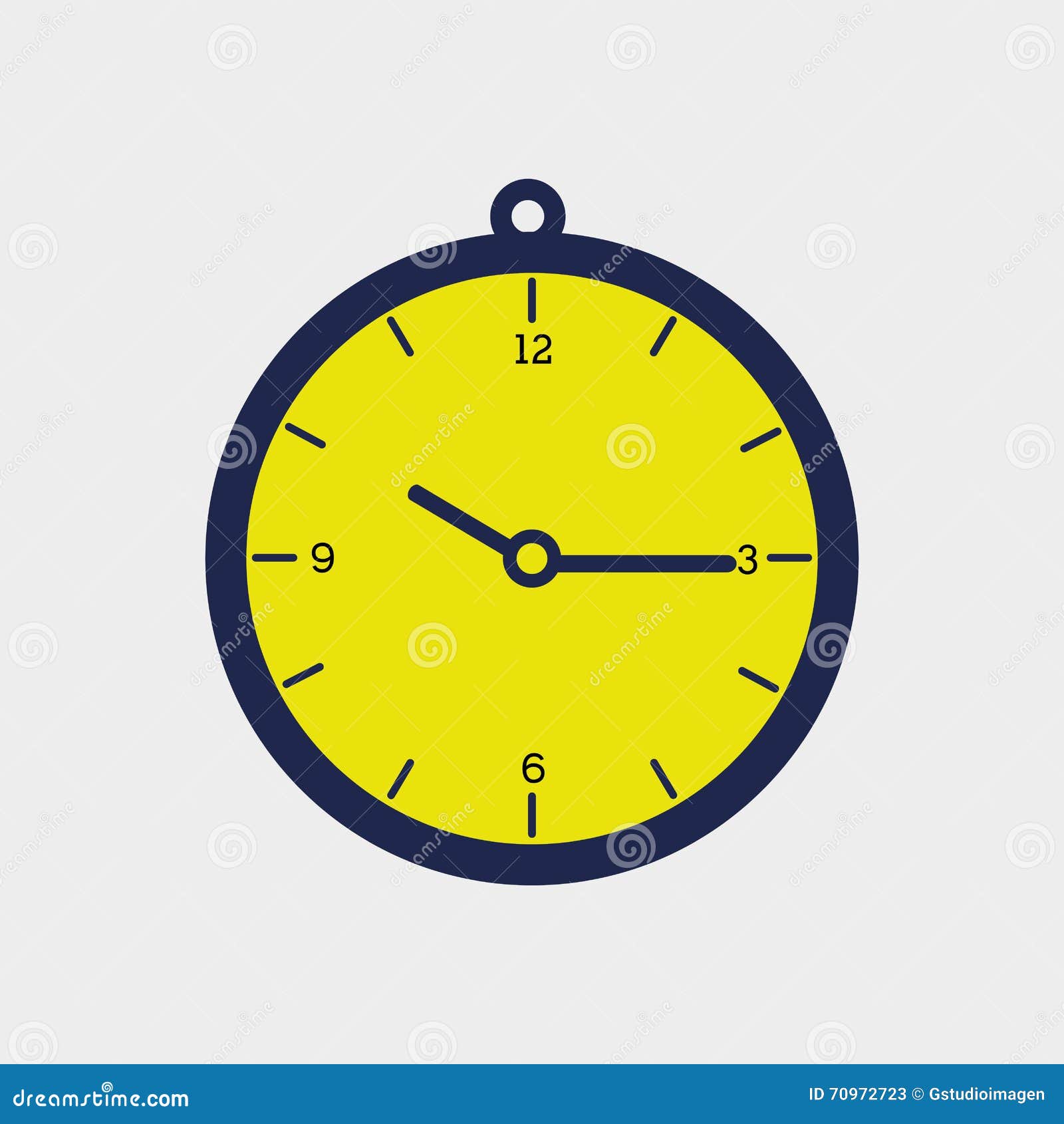 Time flat icon design stock illustration. Illustration of isolated ...