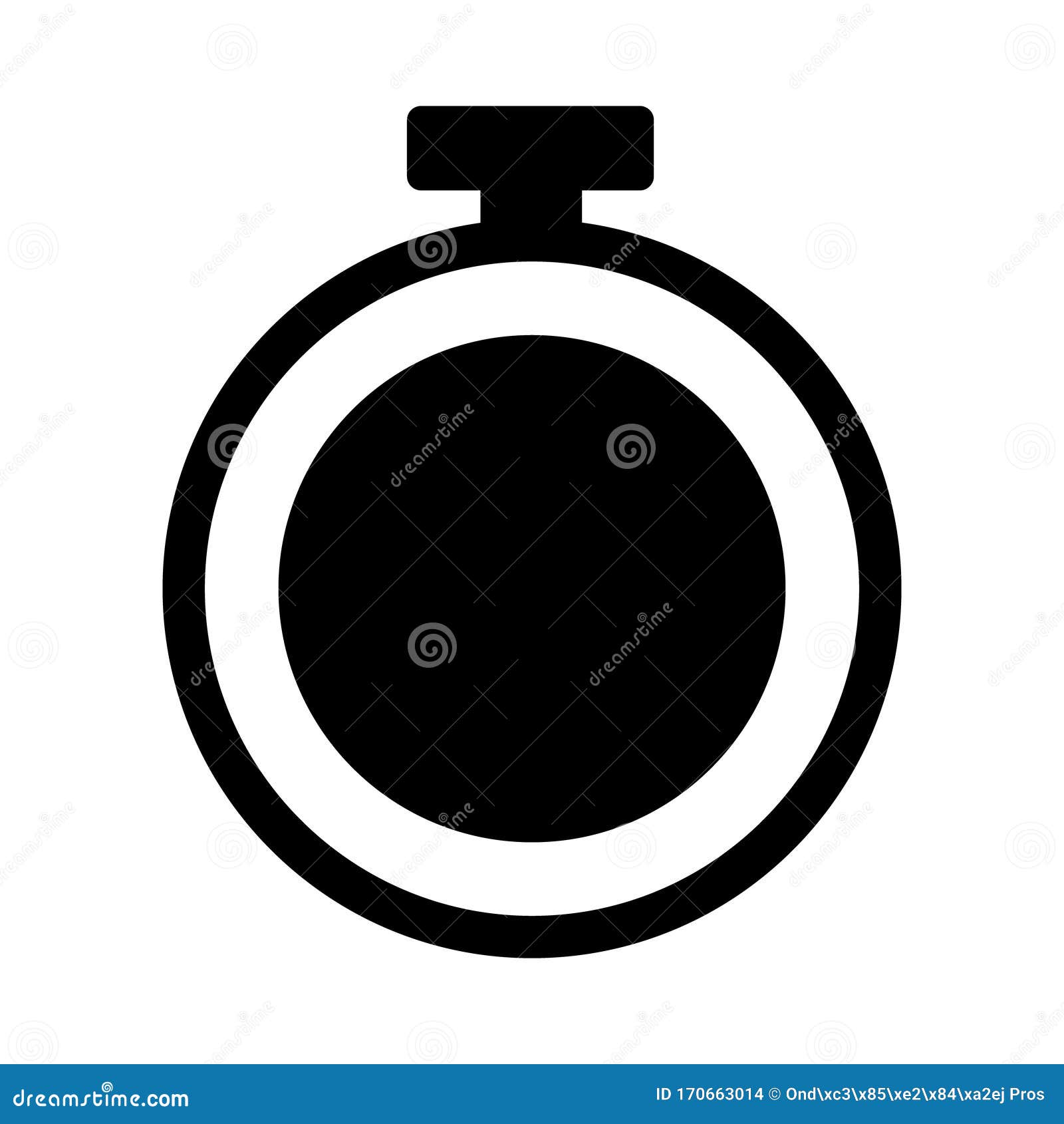 Time Flat Icon Vector, Classic Watch Design Isolated on White ...