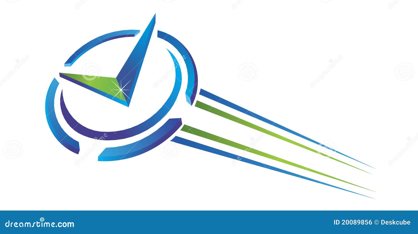 Time flies stock vector. Illustration of line, hour, office - 20089856