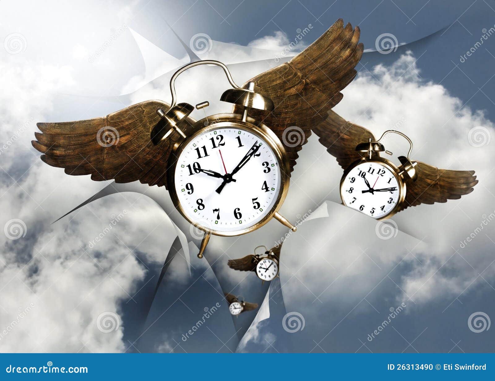 Time flies stock photo. Image of concept, escape, golden - 26313490