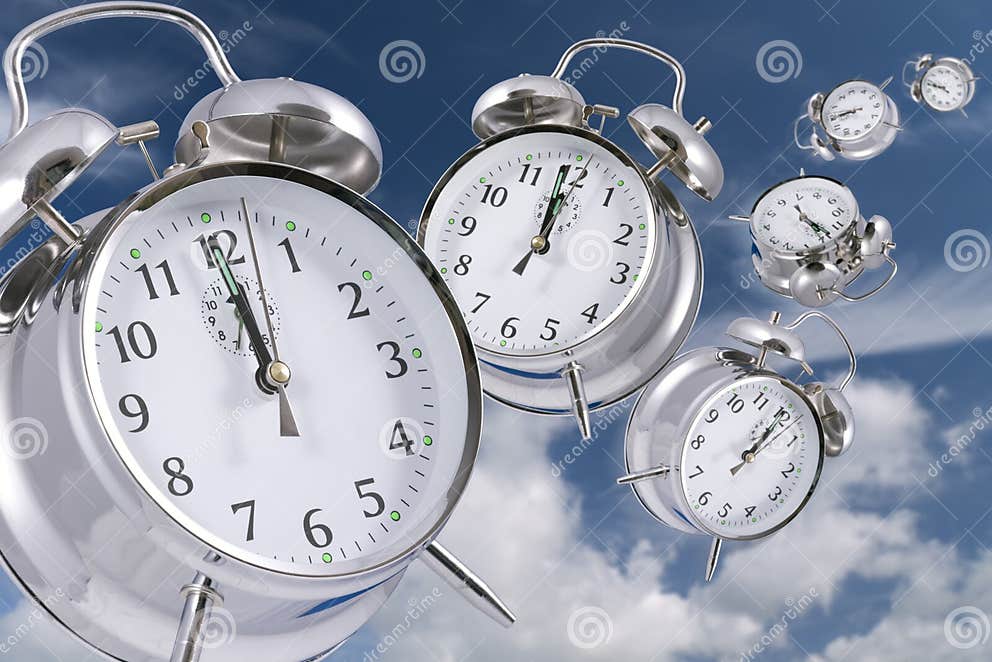 Time flies stock image. Image of cloud, group, marches - 7398155