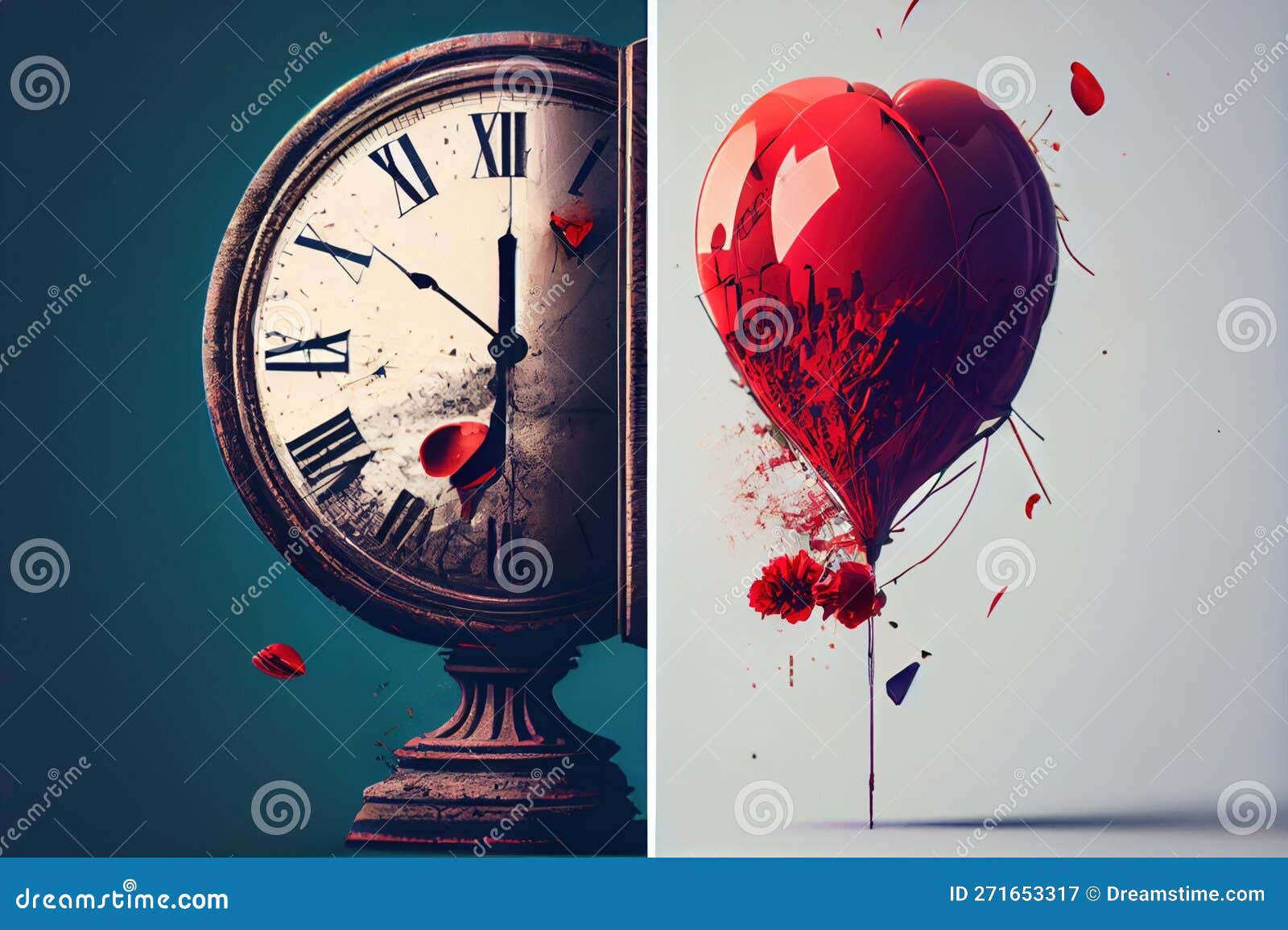 Time Flies, Made with Generative AI Stock Illustration - Illustration ...
