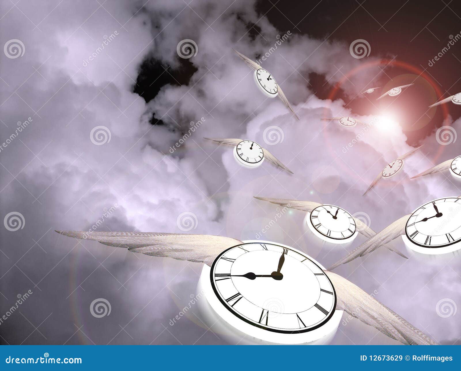 Time Flight stock illustration. Illustration of haze - 12673629
