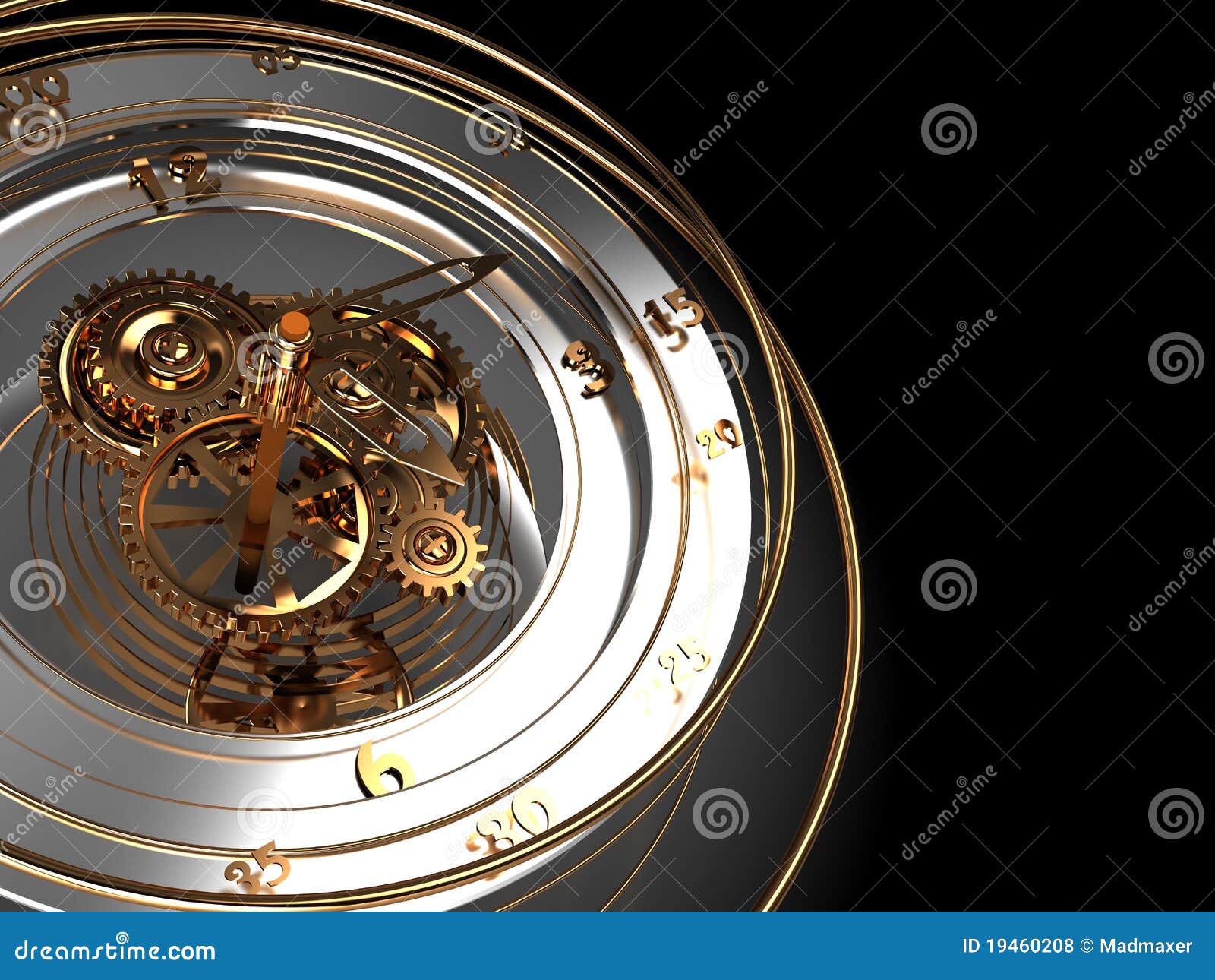 Time flow stock illustration. Illustration of pendulum - 19460208