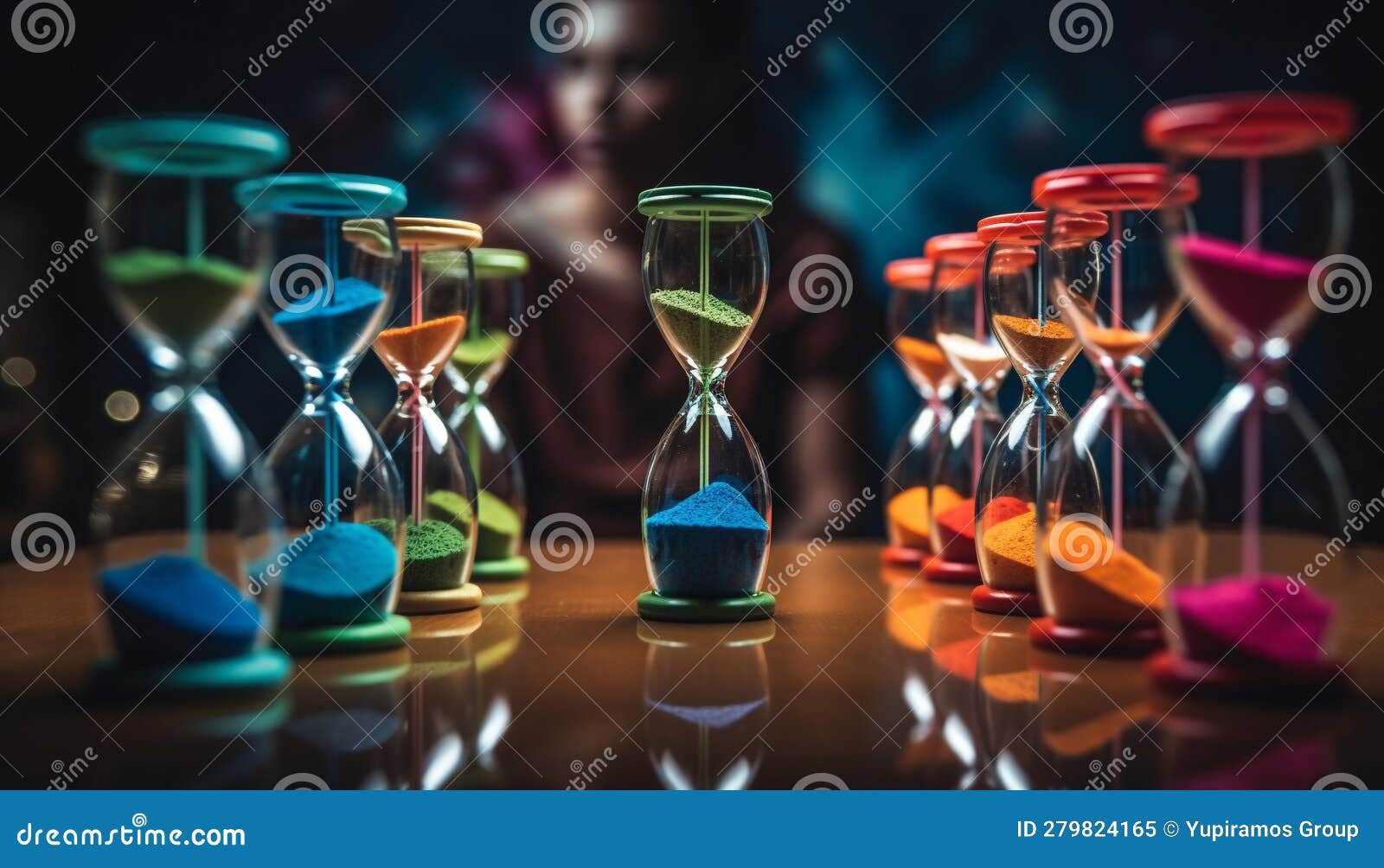 Time Flowing Like Sand in an Hourglass, Countdown To Celebration ...