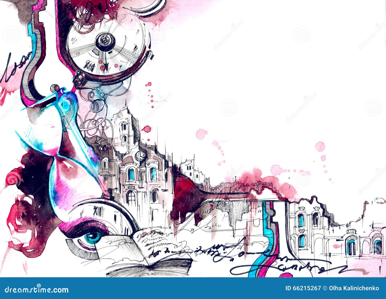 Time Flows Like Sand Royalty-Free Stock Photo | CartoonDealer.com ...