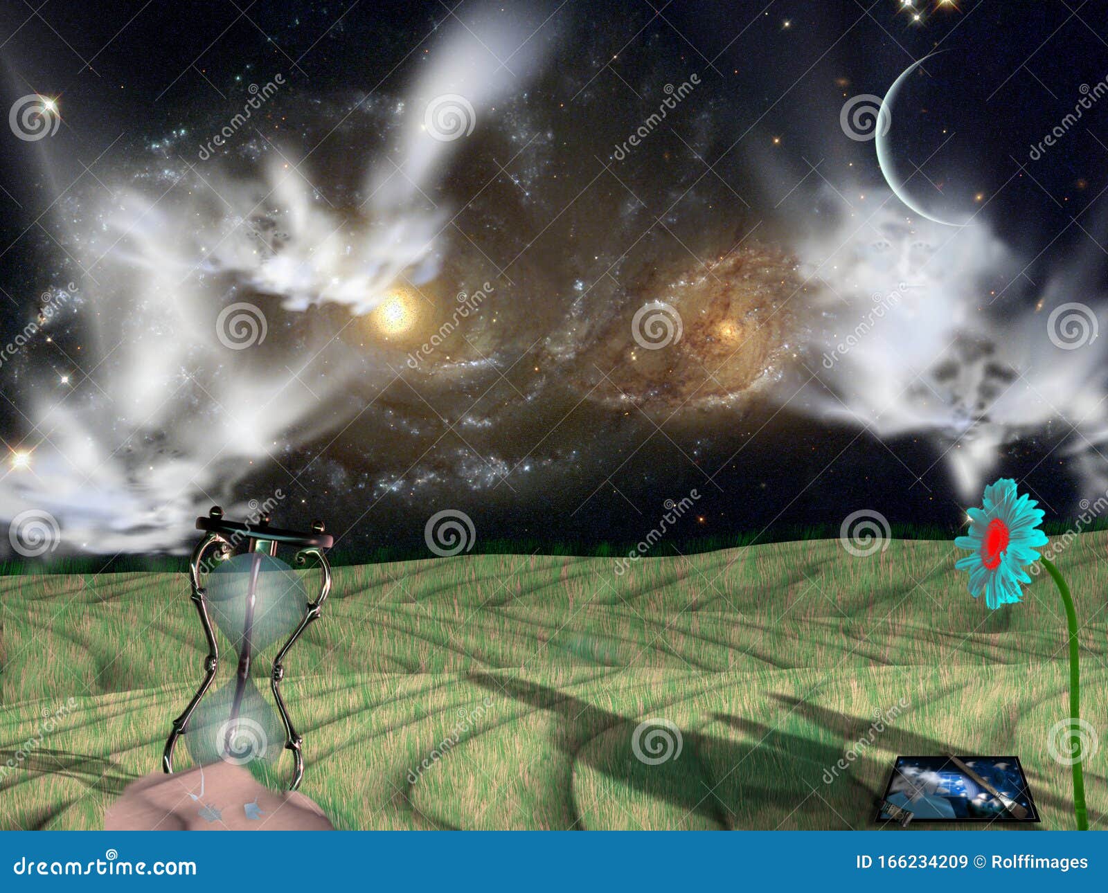 Time Flows Like Sand Royalty-Free Stock Photo | CartoonDealer.com ...