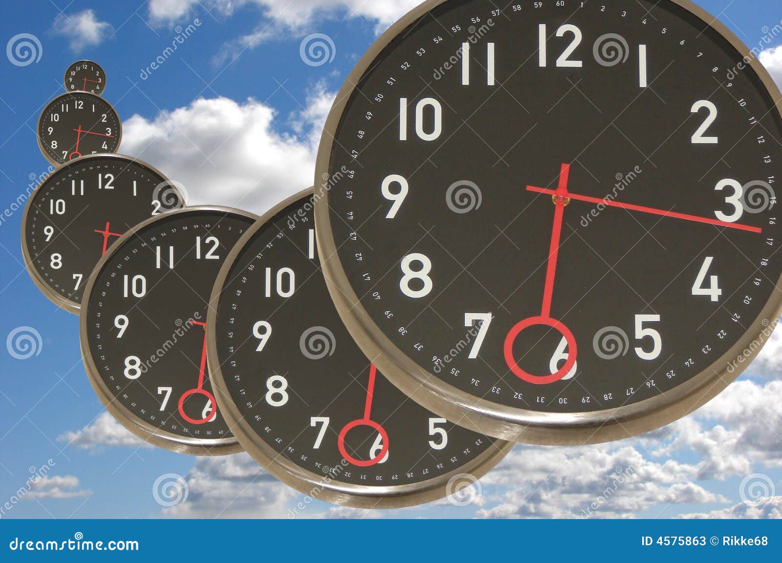 Time fly stock image. Image of work, concept, timing, clock - 4575863