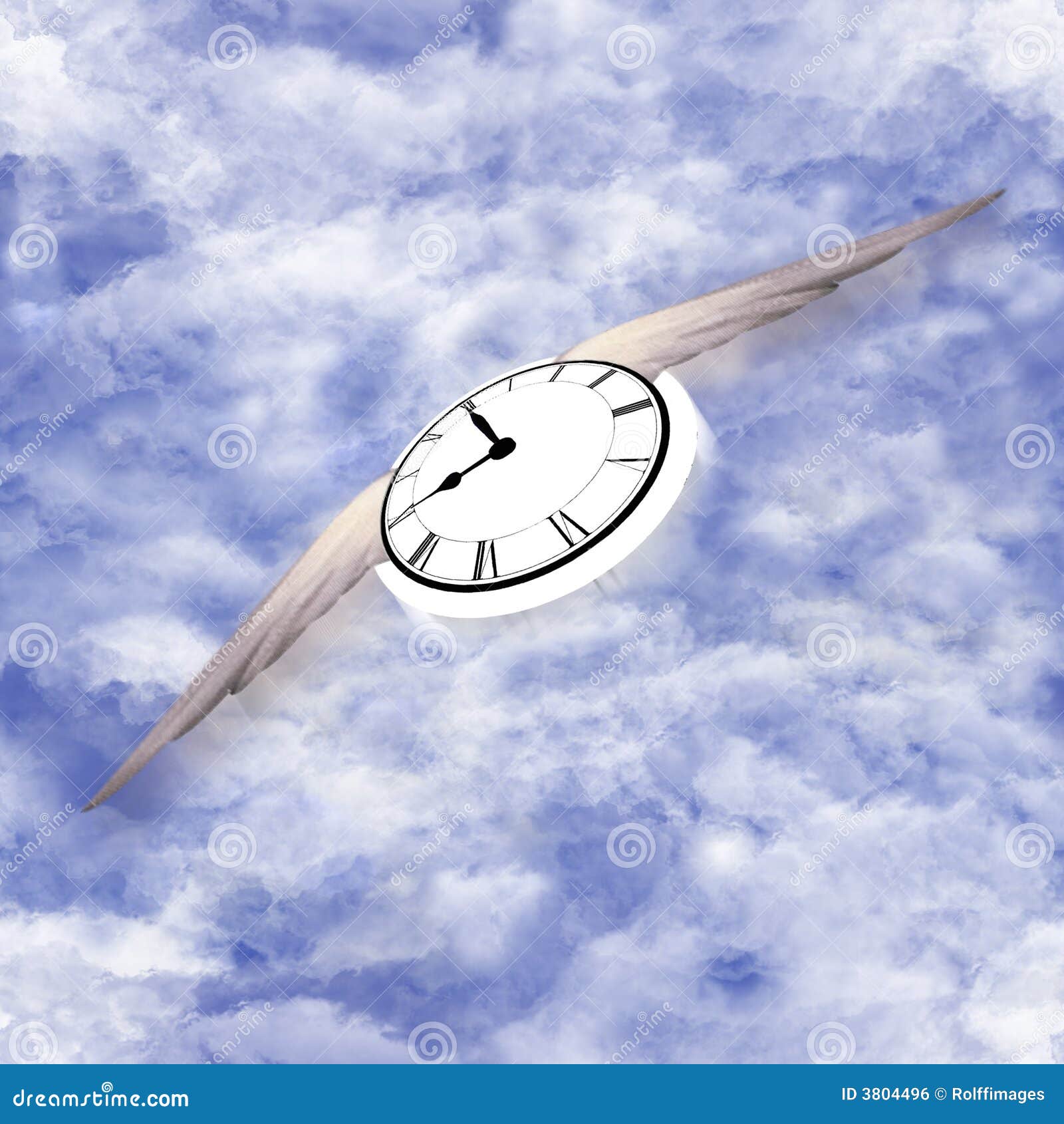 Time Flying Pattern stock photo. Image of history, appointment - 3804496