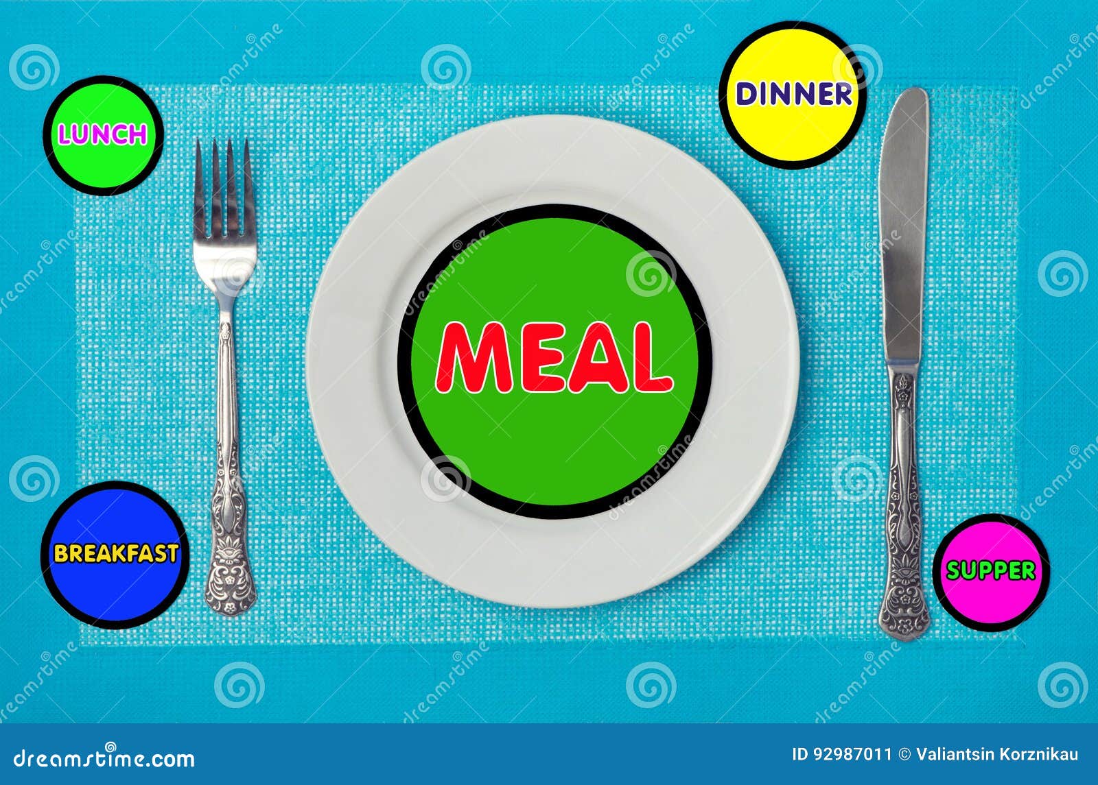 Time for food intake stock image. Image of diet, phrase - 92987011