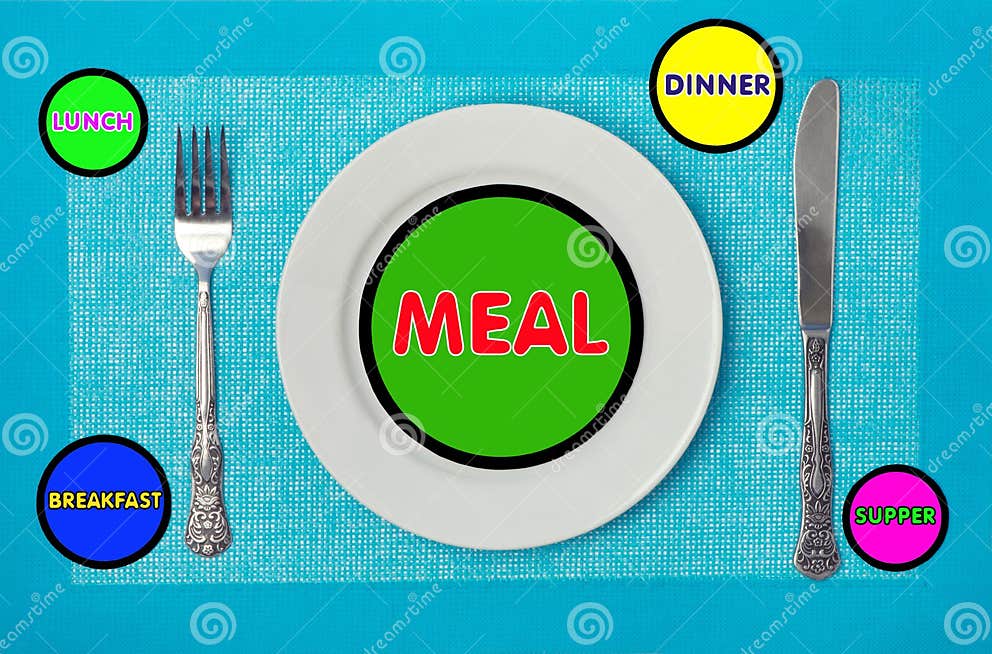 Time for food intake stock image. Image of diet, phrase - 92987011