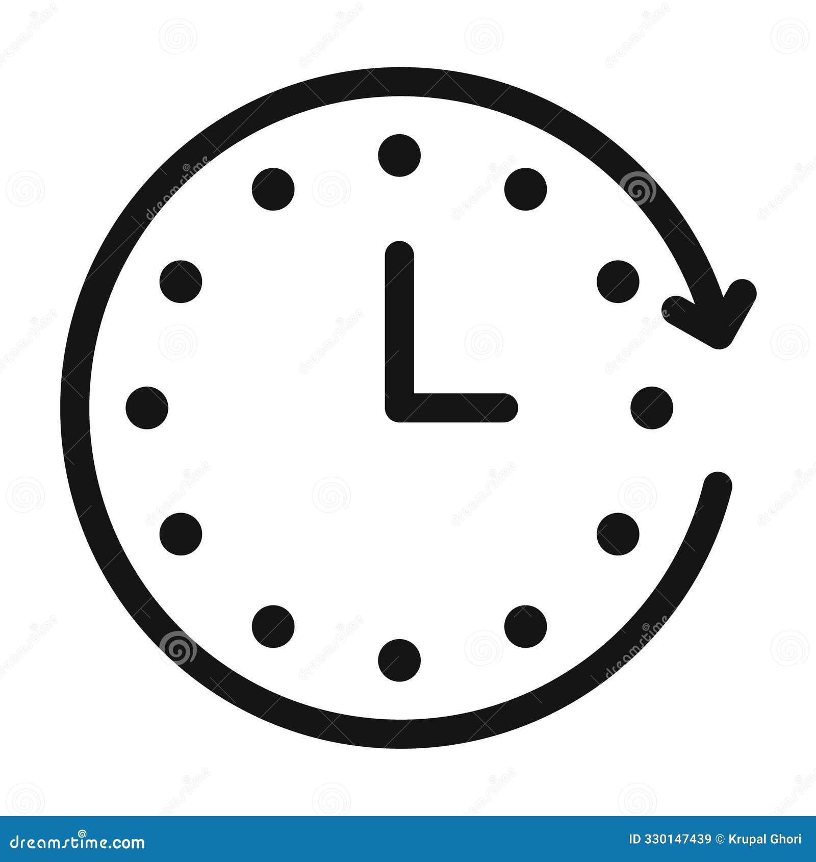 Forward Time Icon Ideal for Scheduling and Appointments Stock ...