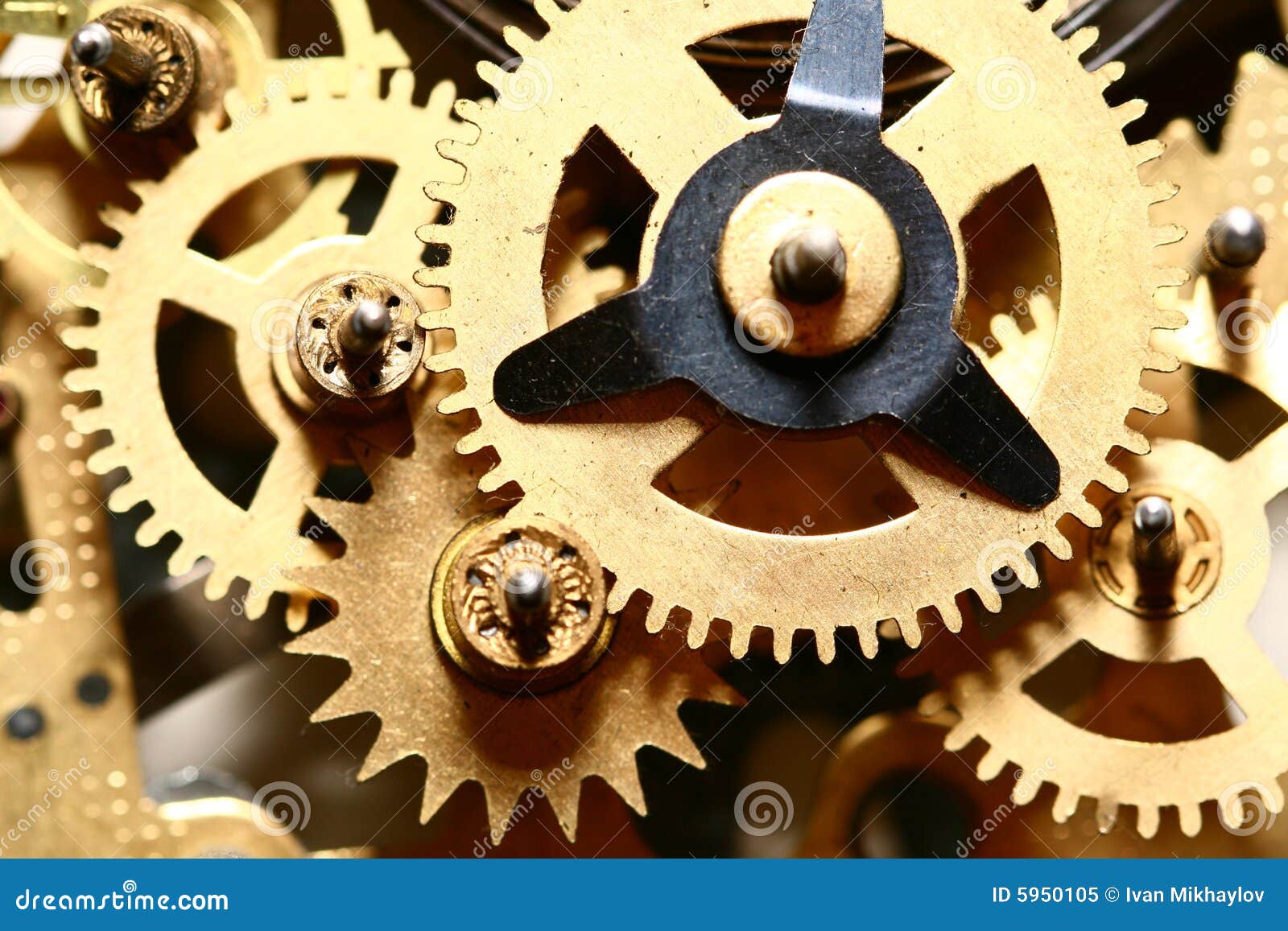 Time gear stock image. Image of seconds, gilt, precision - 5950105