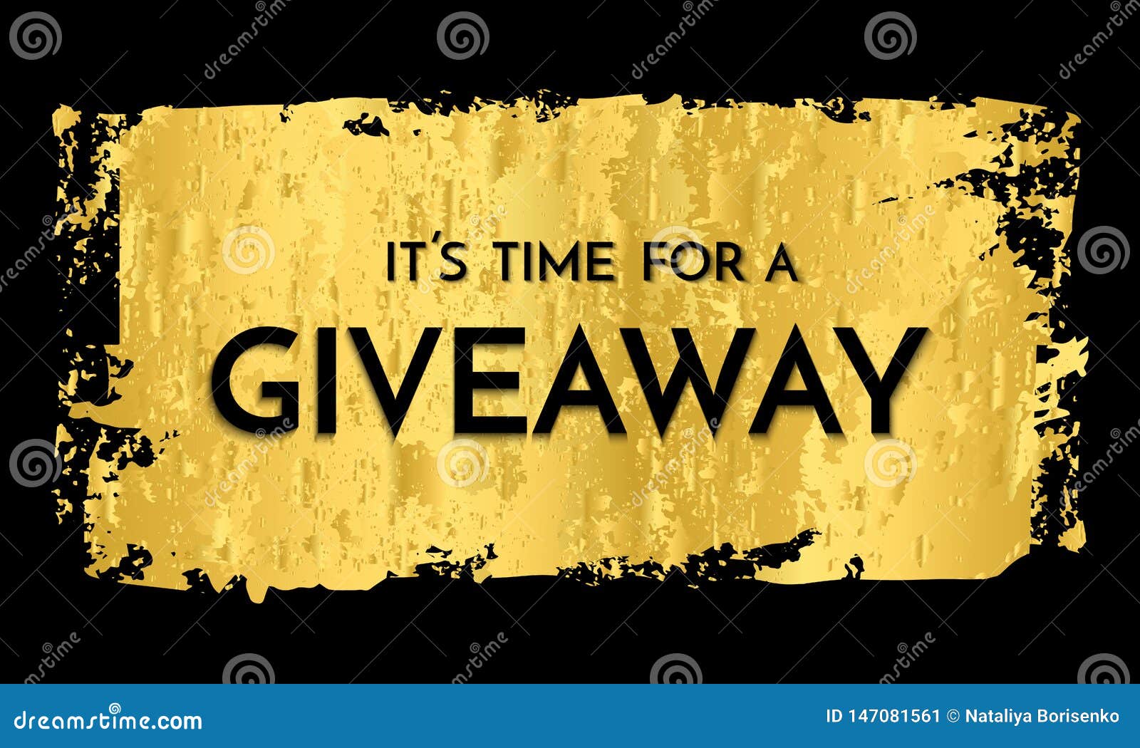 Time for a Giveaway - Banner Template. it S Time for a Giveaway Phrase ...