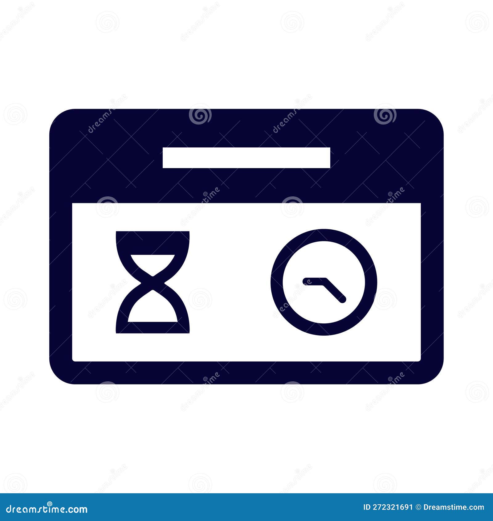 Time, Glass Hour, Watch, Glass Hour Time Icon Stock Vector ...