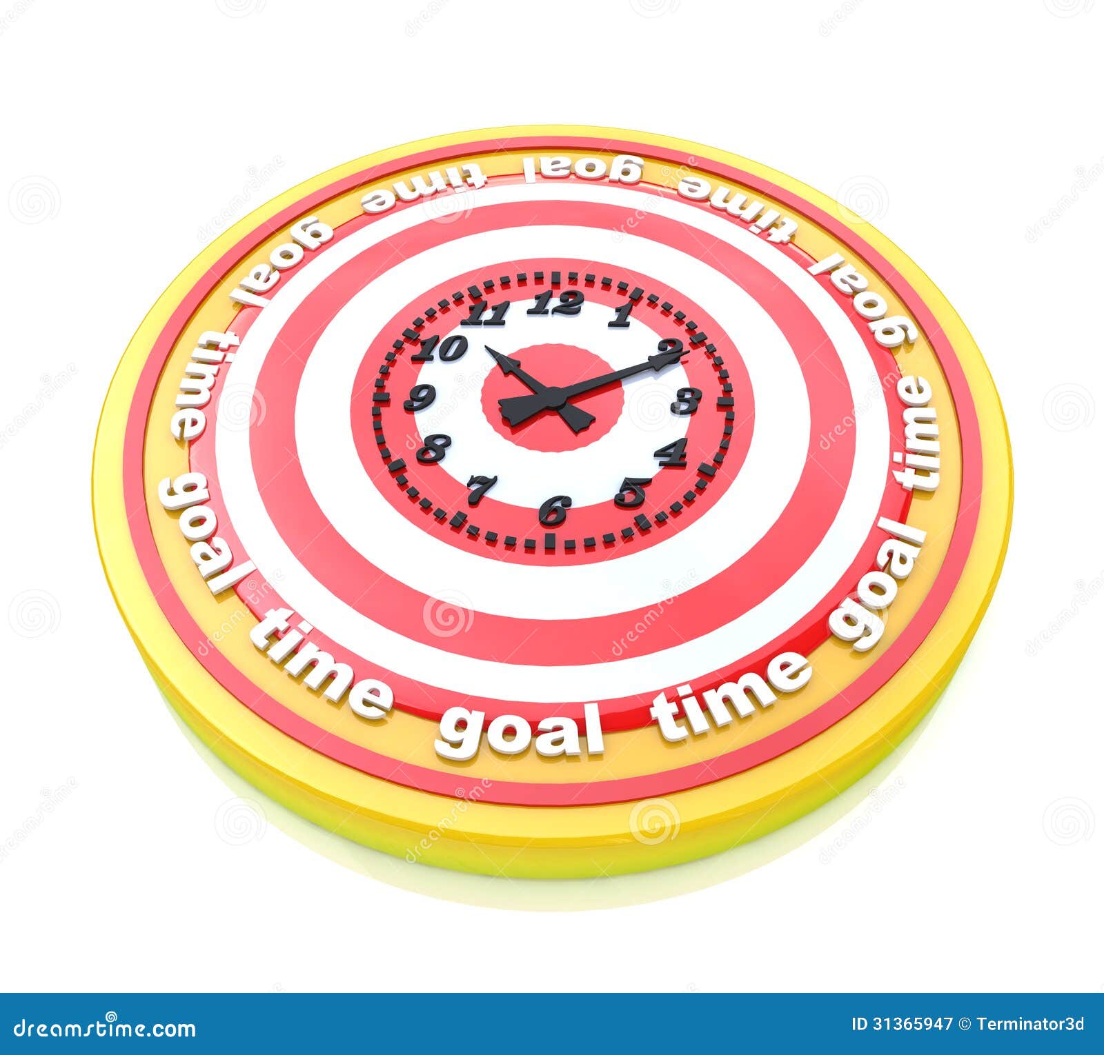 Time goal stock illustration. Illustration of contrast - 31365947