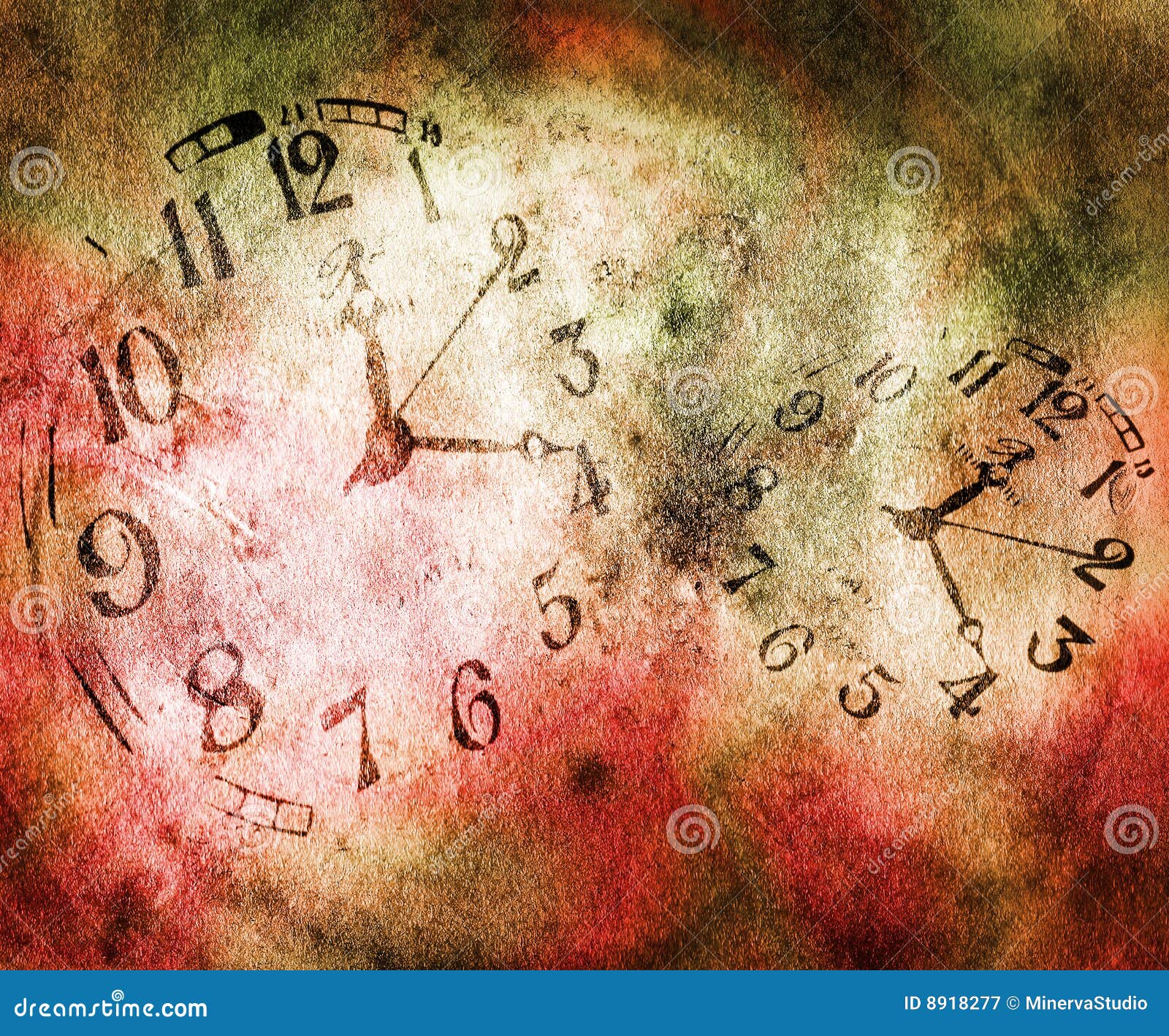Time goes fast stock illustration. Illustration of midnight - 8918277