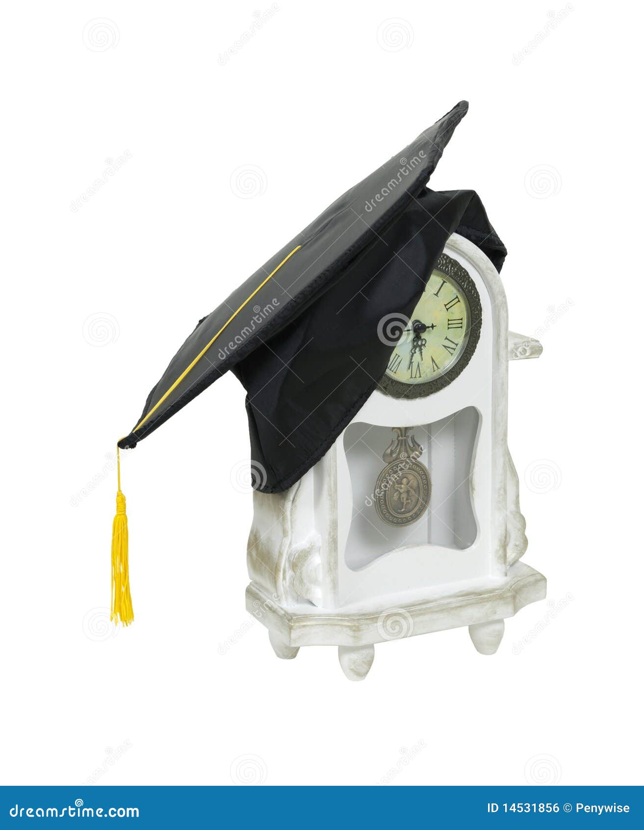 Time for Graduation stock photo. Image of graduate, mantle - 14531856