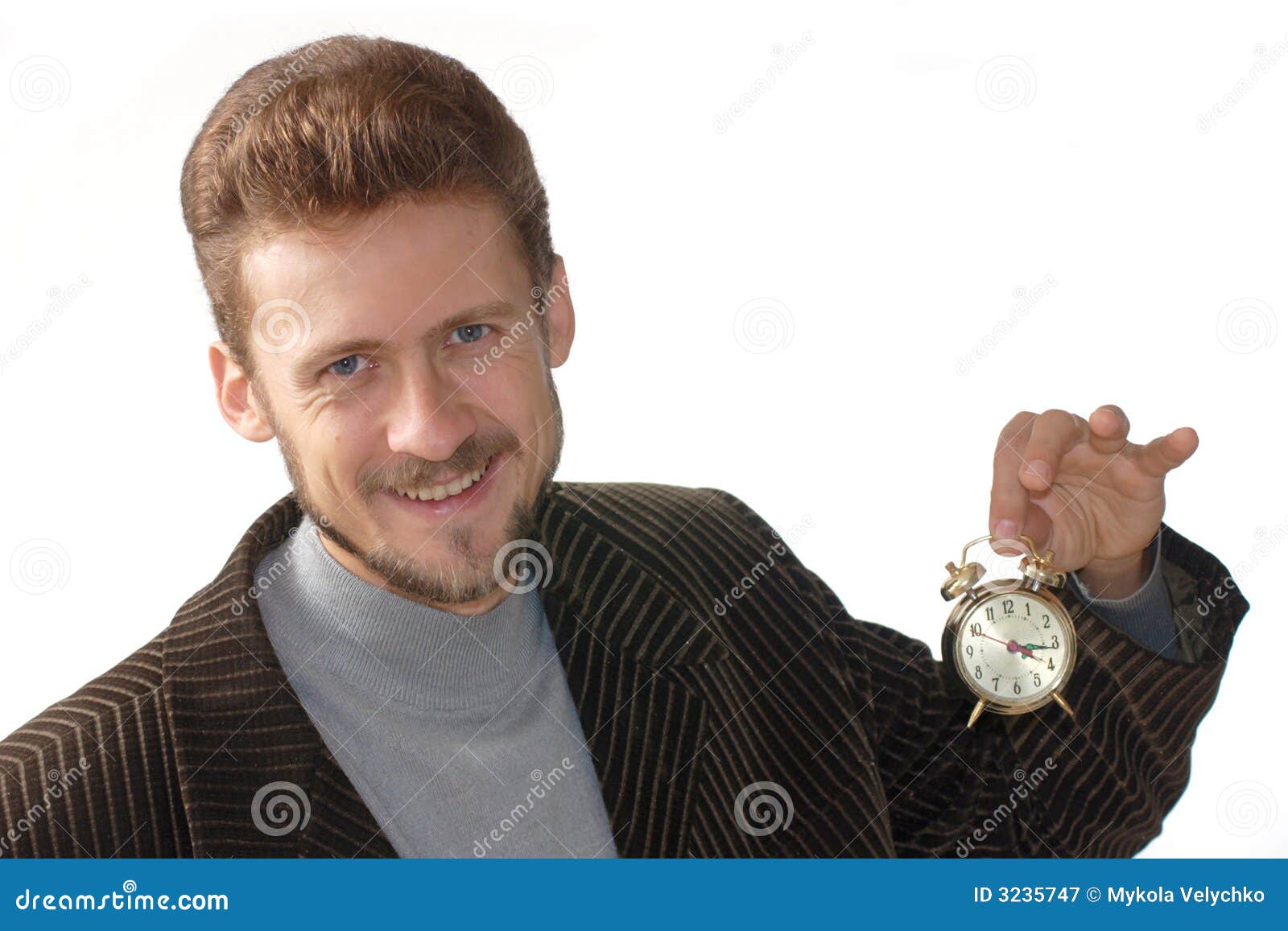 Time in hand stock image. Image of awake, minute, hour - 3235747